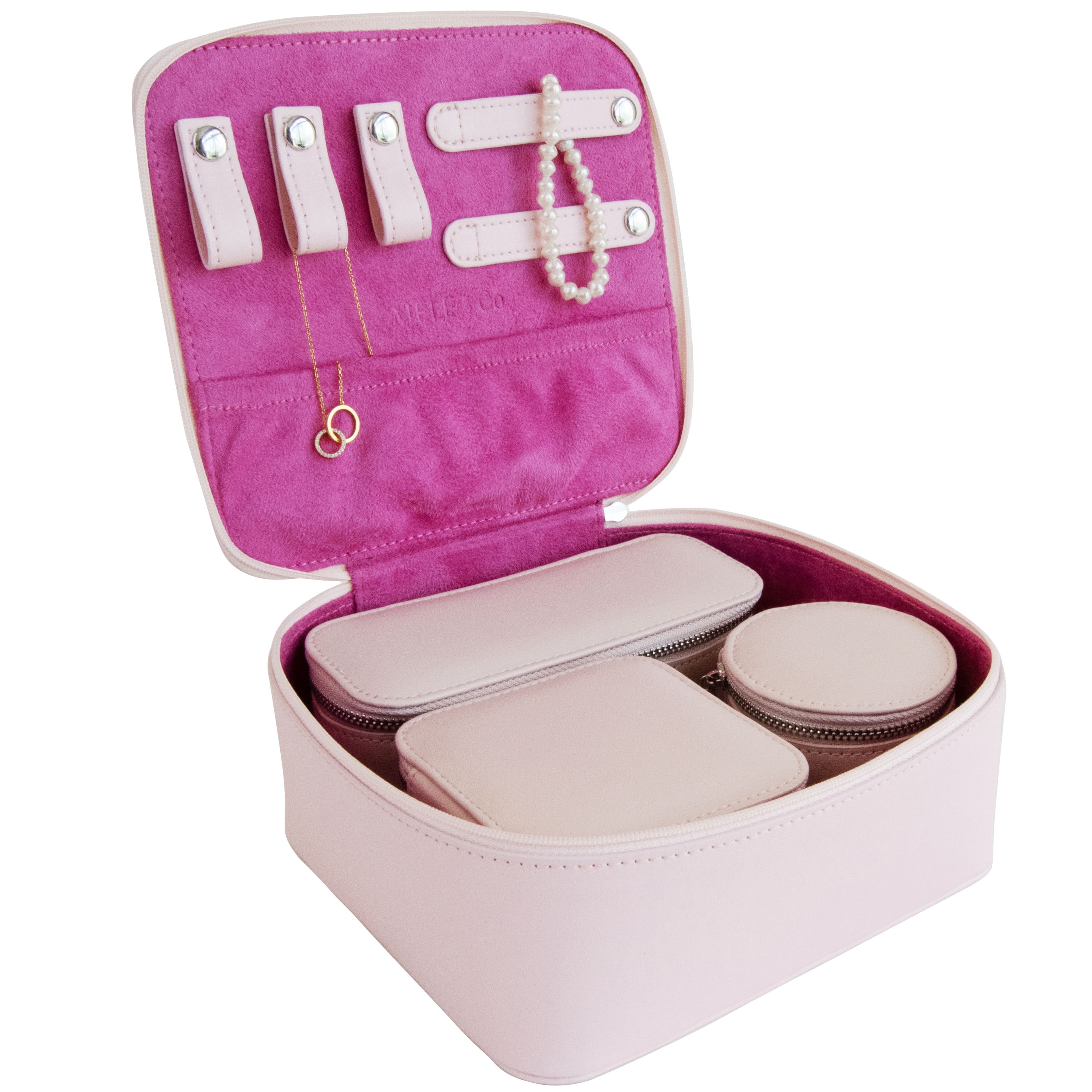 Barbie Bento Box Vegan Leather Jewelry Travel Case - Walmart.com
