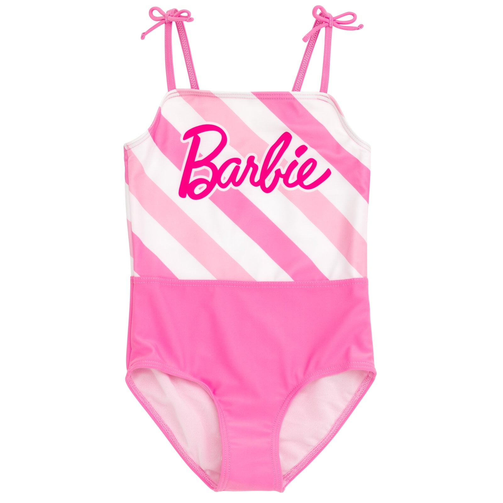 Barbie Girls Quick Drying Polyester One-Piece Swimsuit, Sublimation ...
