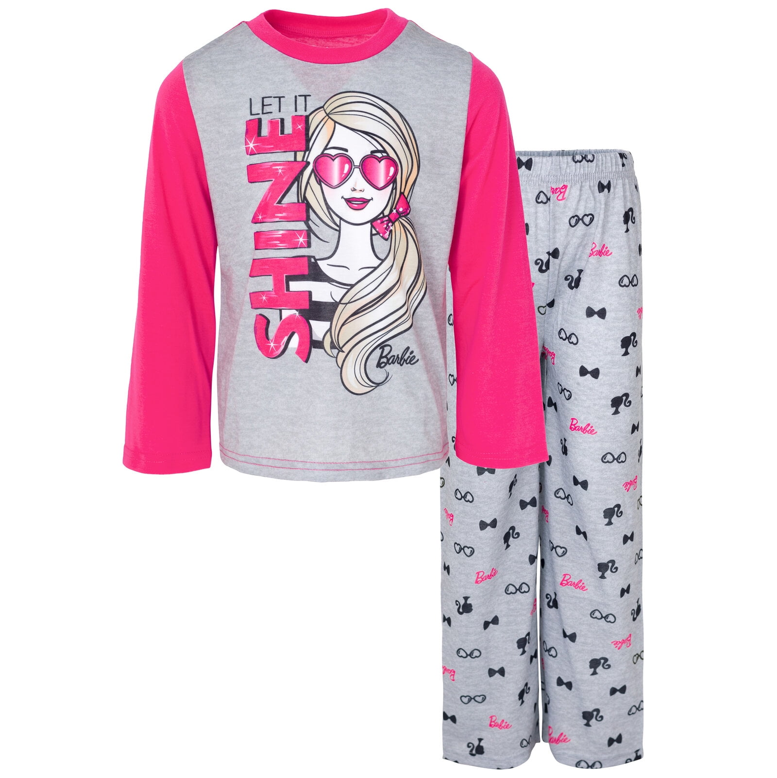 Barbie Pajama Set: Stylish Sleepwear for Big and Little Girls - Walmart.com