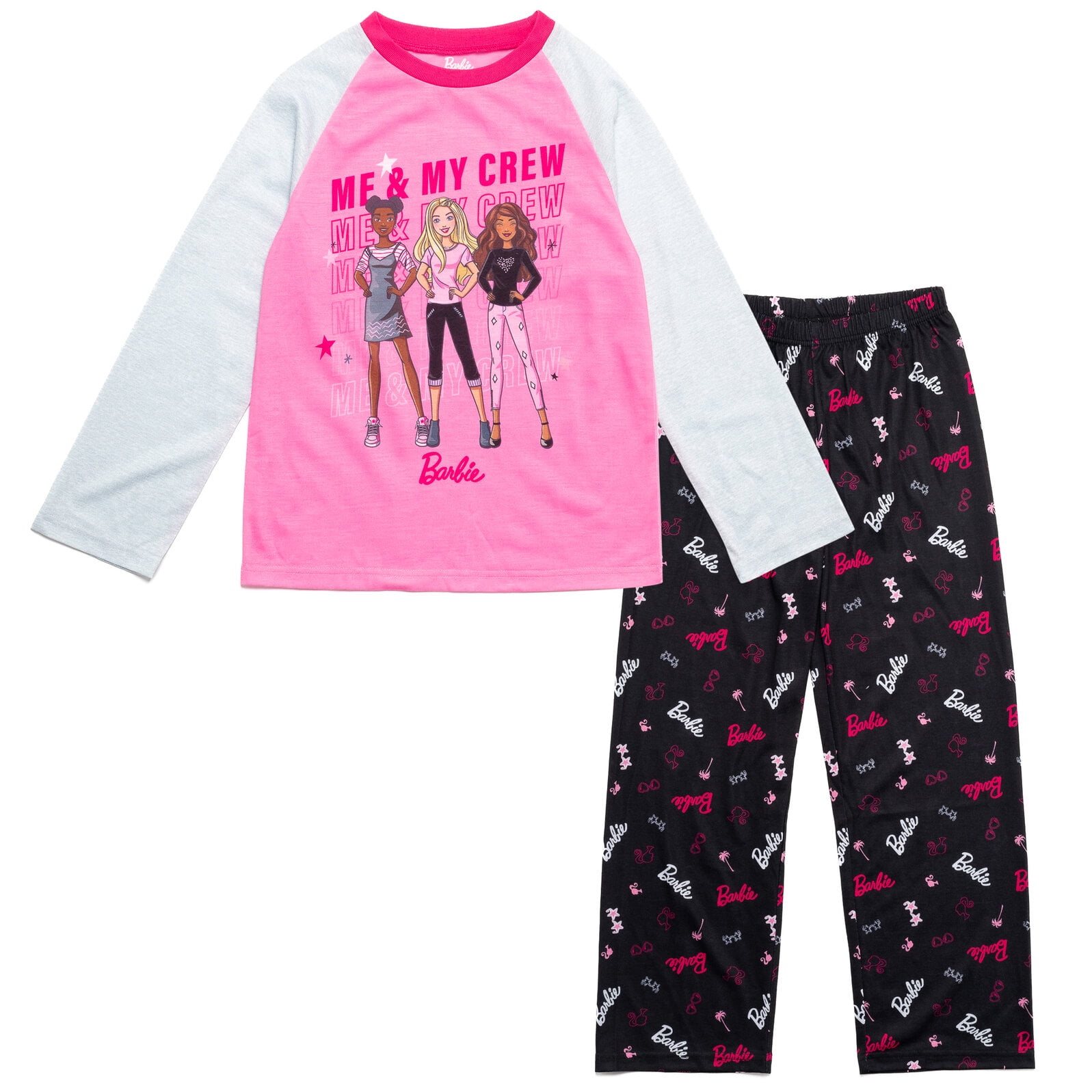 Barbie Pajama Set for Big Girls - Stylish Night Clothes with PJ Top and ...
