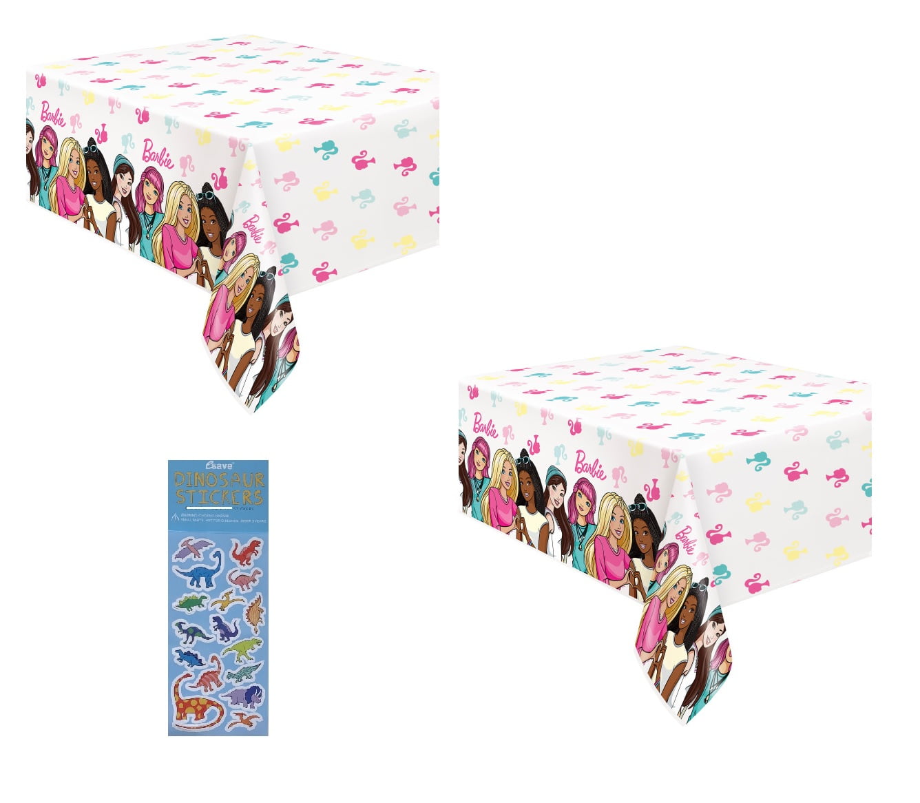 Barbie's Tableware Birthday Party Decoration Bundle - Includes 2 ...