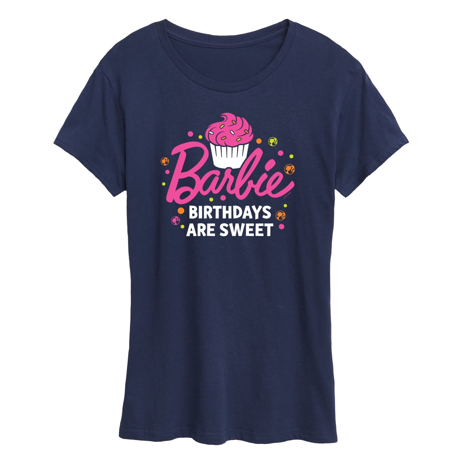 Barbie - Birthdays Are Sweet - Women's Short Sleeve Graphic T-Shirt ...