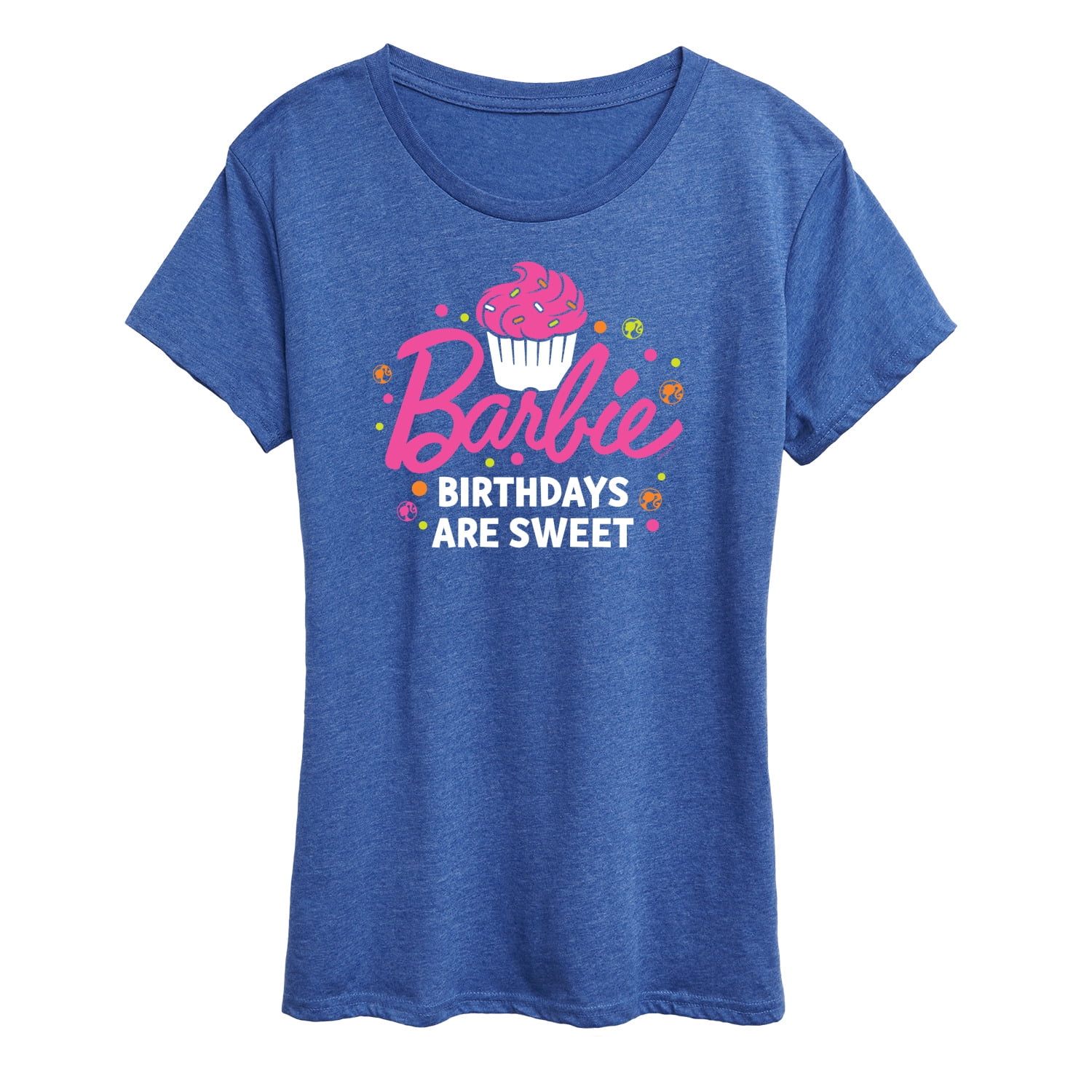 Barbie - Birthdays Are Sweet - Women's Short Sleeve Graphic T-Shirt ...