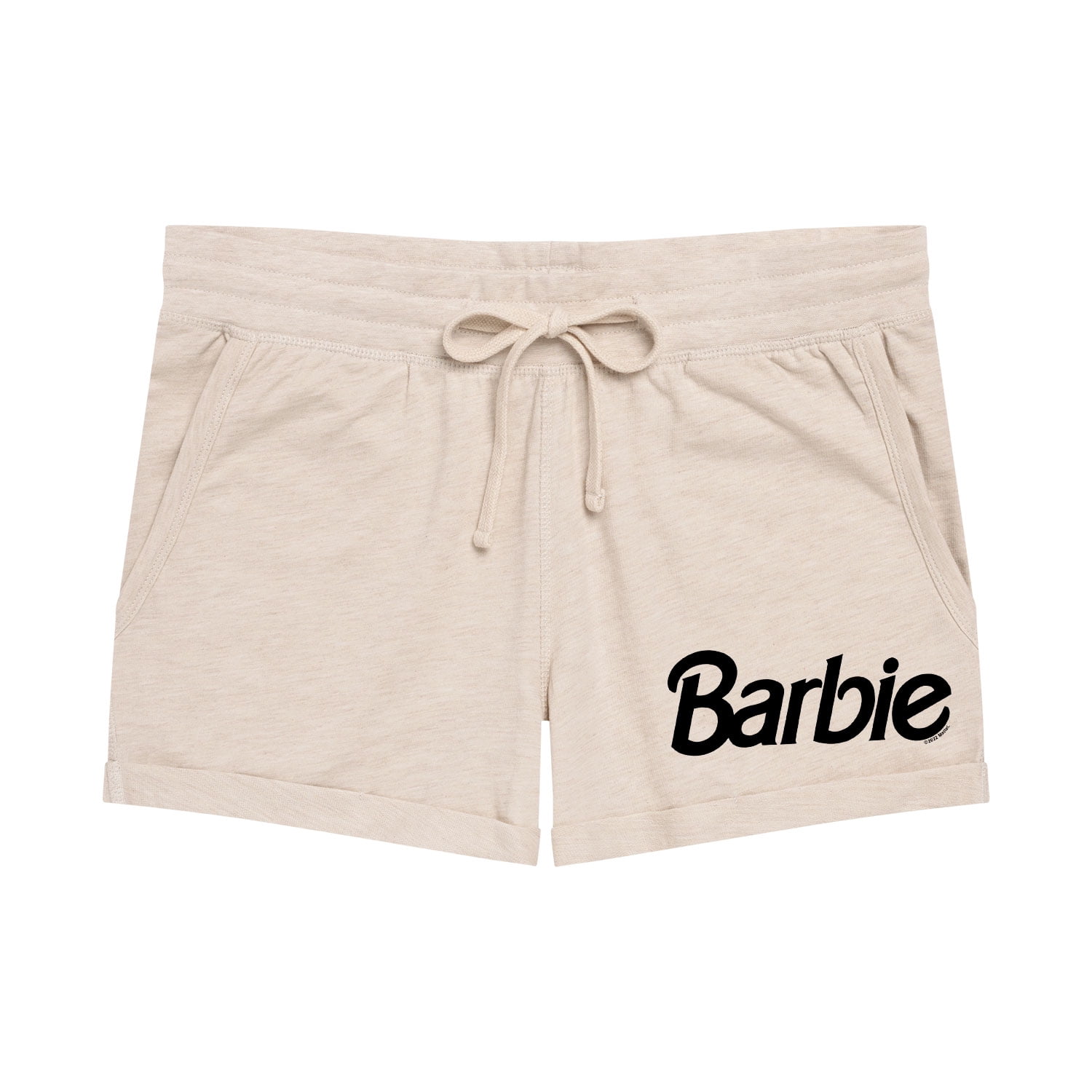 Barbie - Bold Logo - Women's French Terry Shorts - Walmart.com