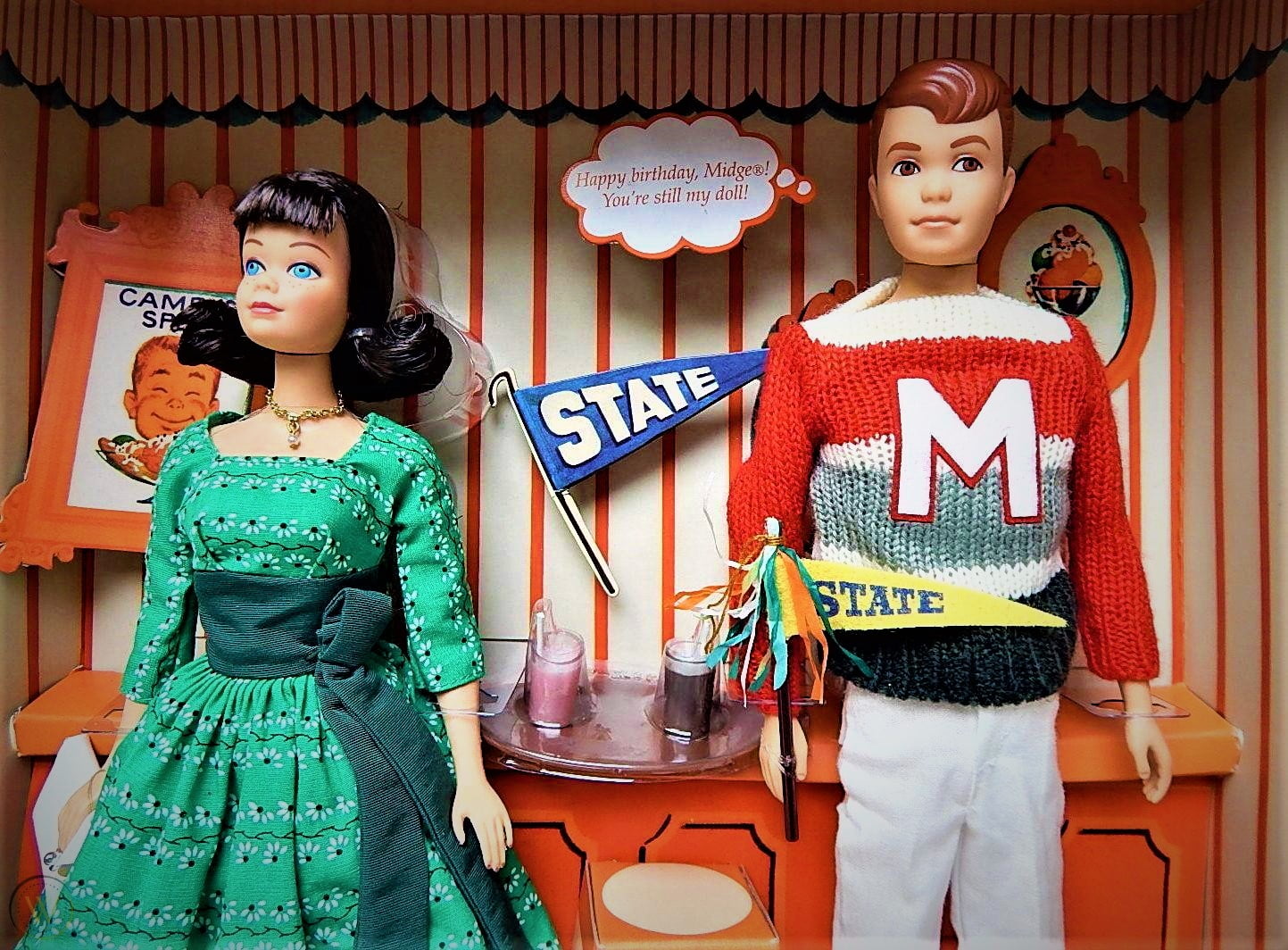 Barbie Campus Sweet Shop Midge and Allan Doll Giftset 2 lb - Walmart.com