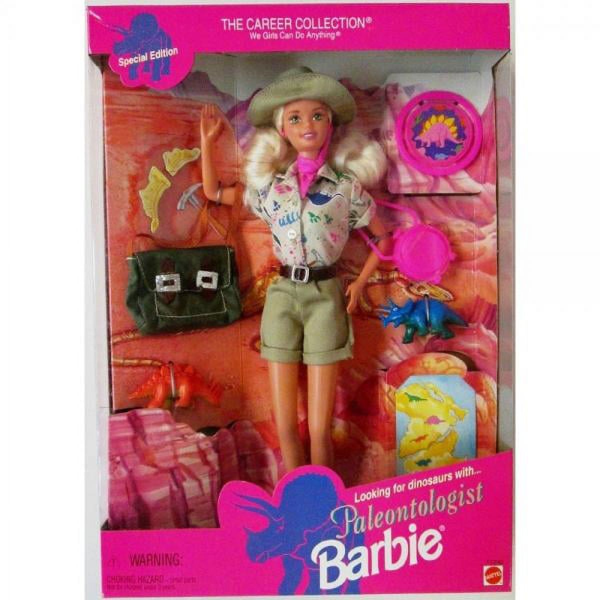 Barbie Career Collection Paleontologist Doll Special Edition Blond ...