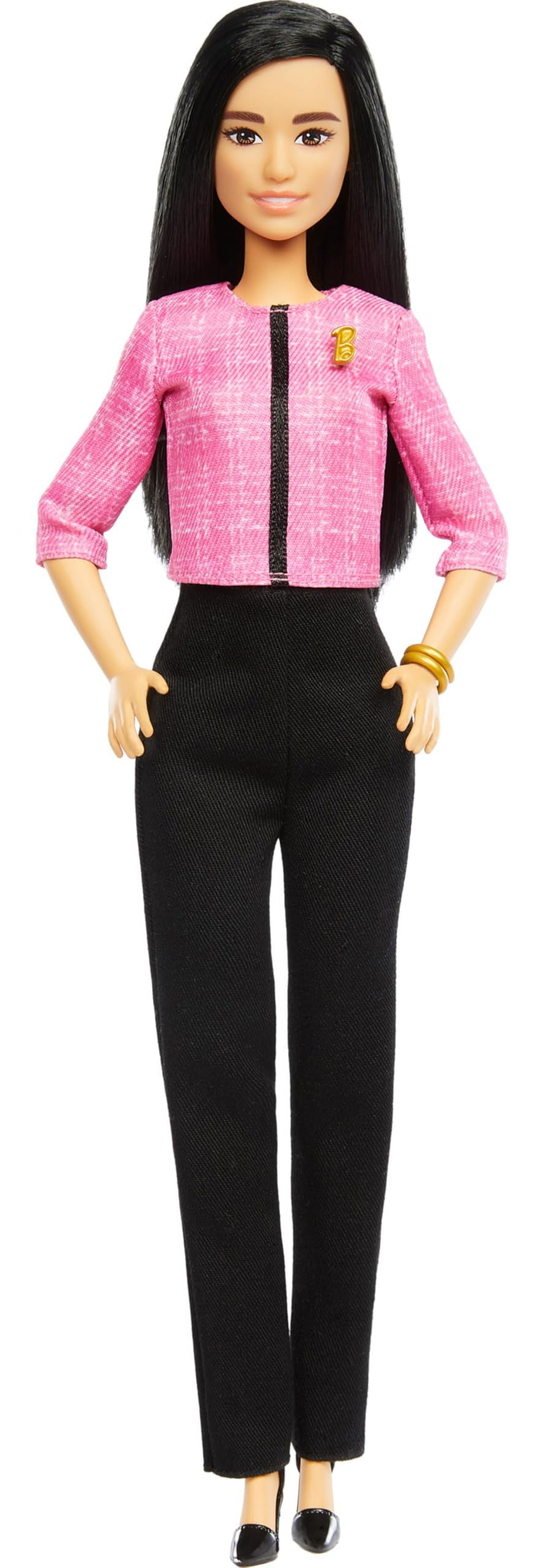 Barbie Careers Doll & Accessories, Future Leader with Black Hair ...