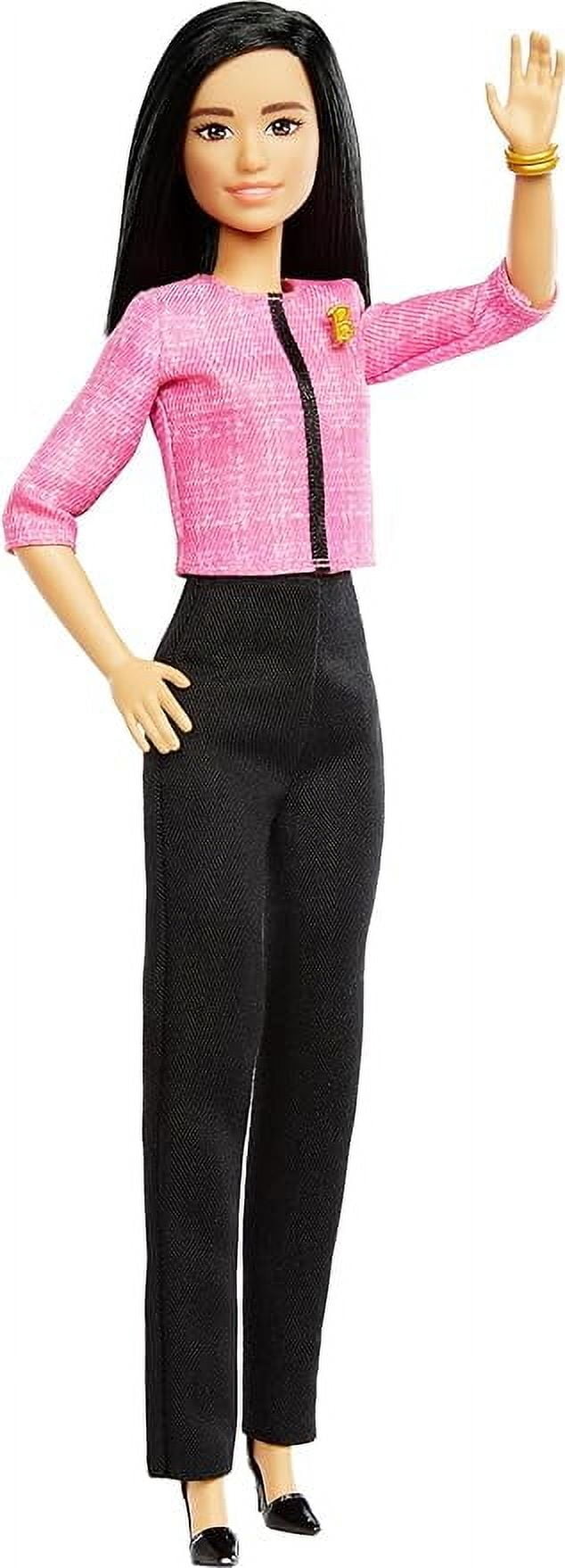 Barbie Careers Doll & Accessories, Future Leader with Black Hair ...