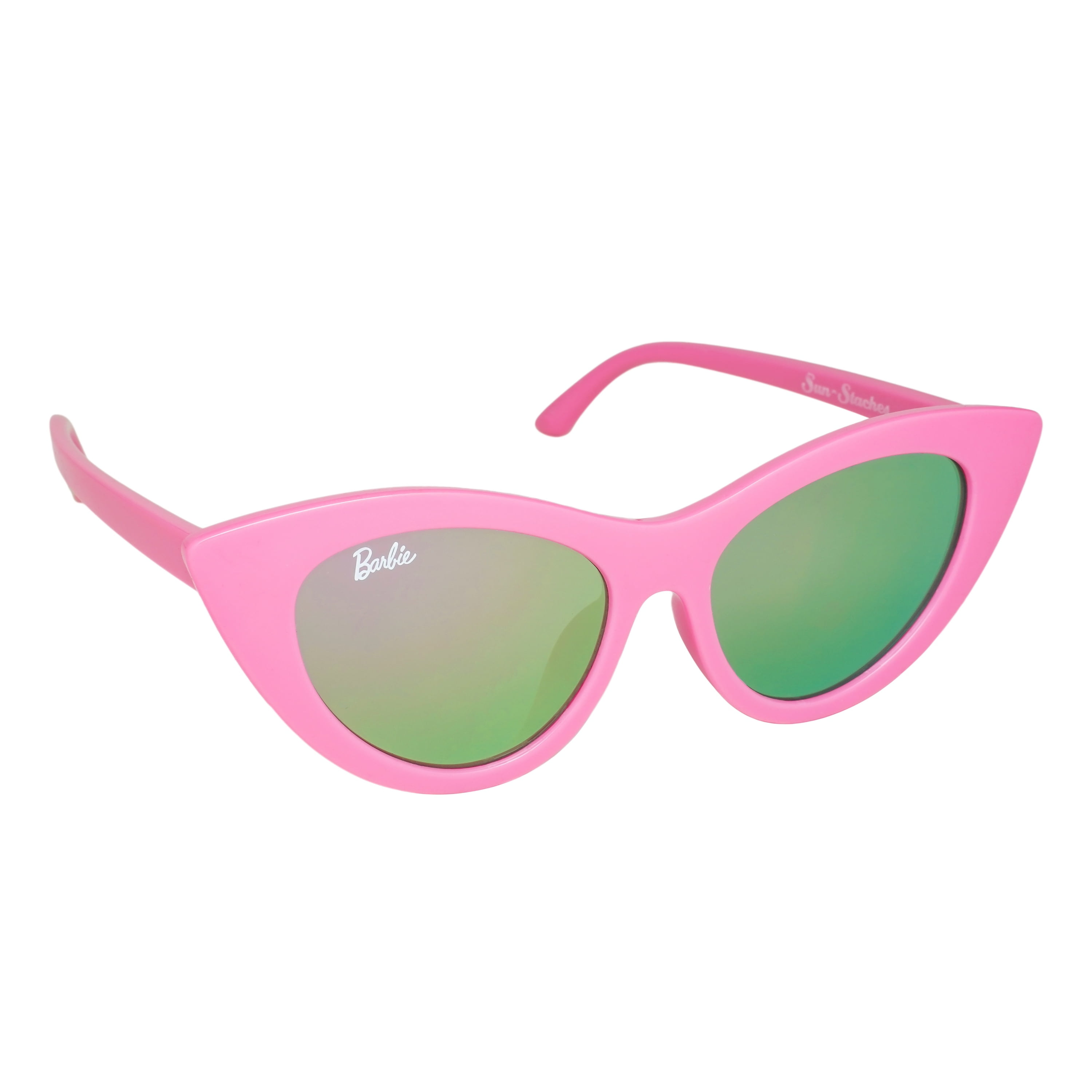 Barbie Cat Eye Simple Sun-Staches, Pink - Walmart.com