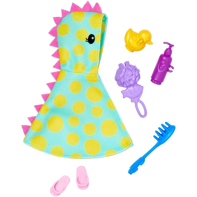 Barbie Chelsea Bathtime Fashion Pack with Themed Accessories and Extra ...