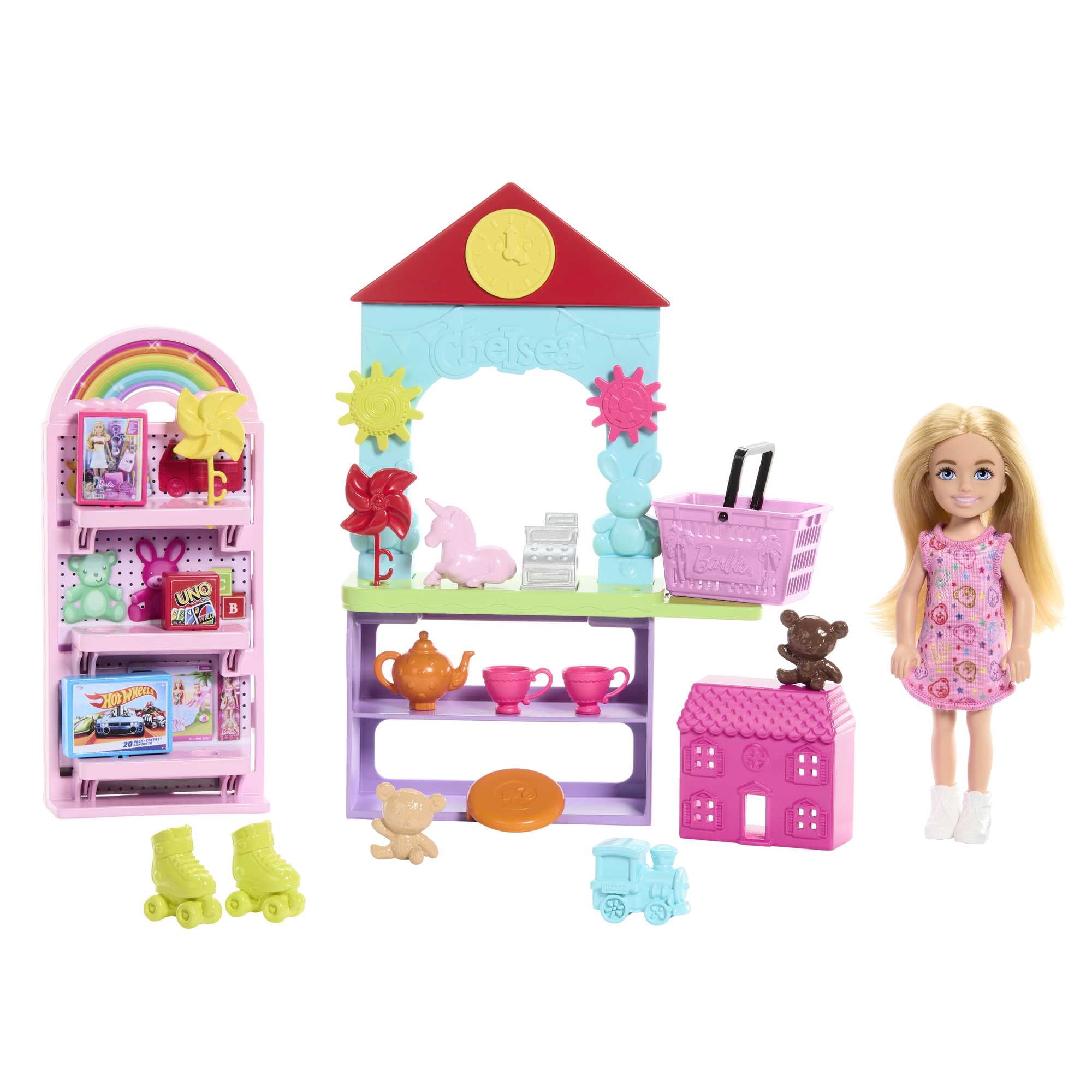 Barbie Chelsea Can Be... Toy Store Playset with Small Blonde Doll, Shop ...