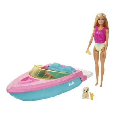 Barbie & Chelsea Ice Cream Shop Playset with Dolls and Food Accessories ...