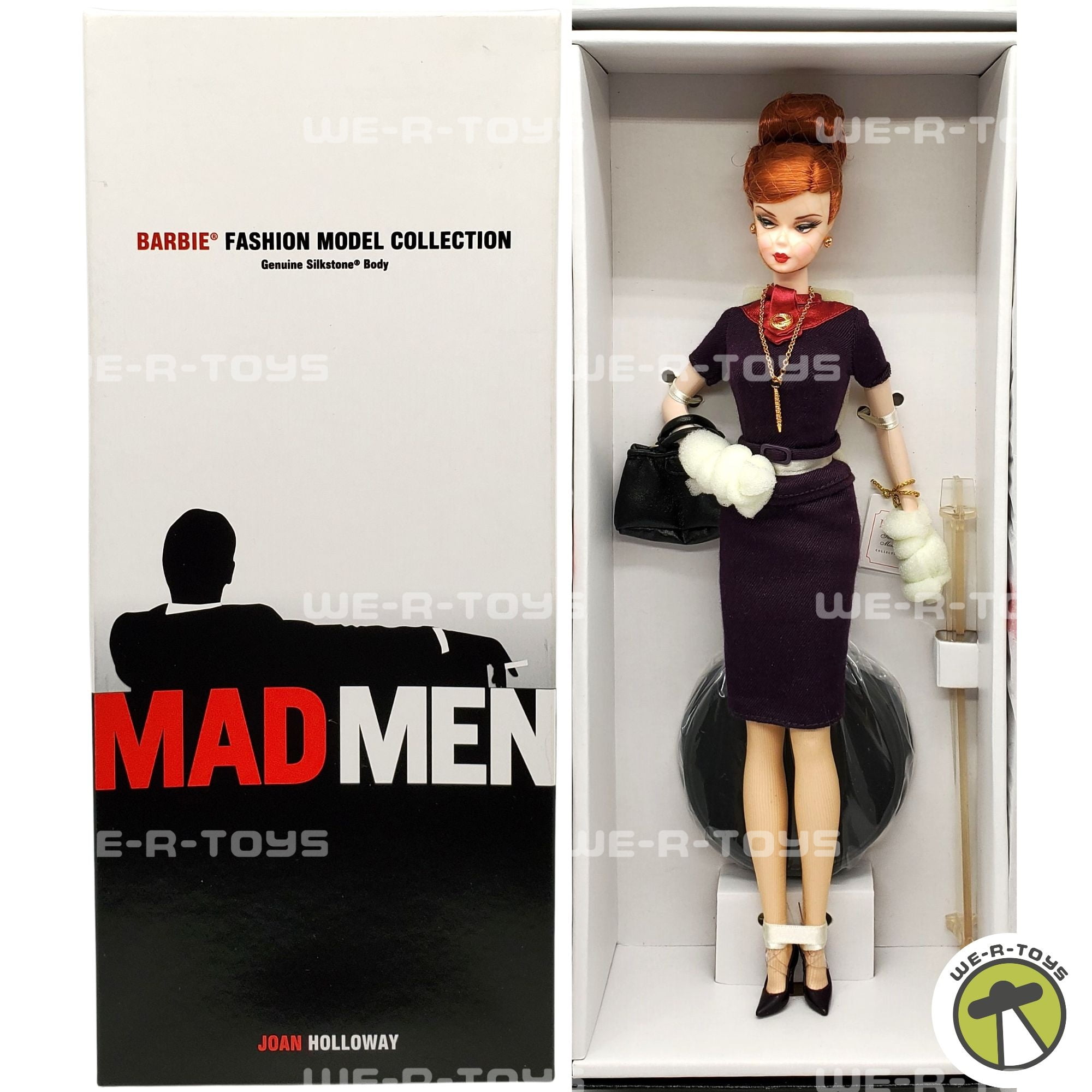 Barbie Mad Men Joan Holloway Silkstone Doll BFMC Gold Label 2010 Mattel ...