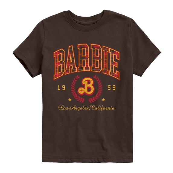 Barbie - Collegiate Prep Xmas - Youth Boys Short Sleeve Graphic T-Shirt ...