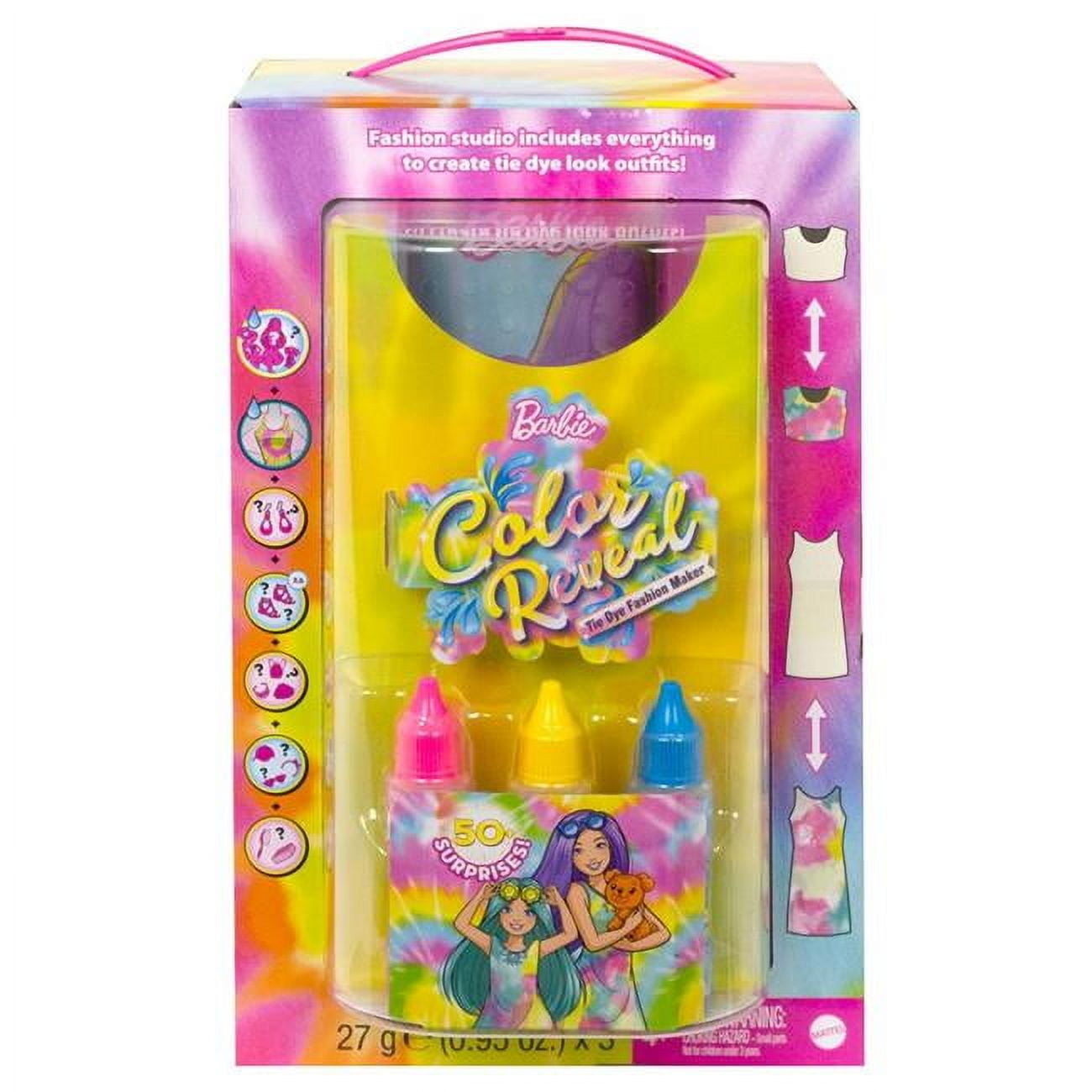 Barbie Color Reveal Tie Dye Fashion Maker Doll - Walmart.com