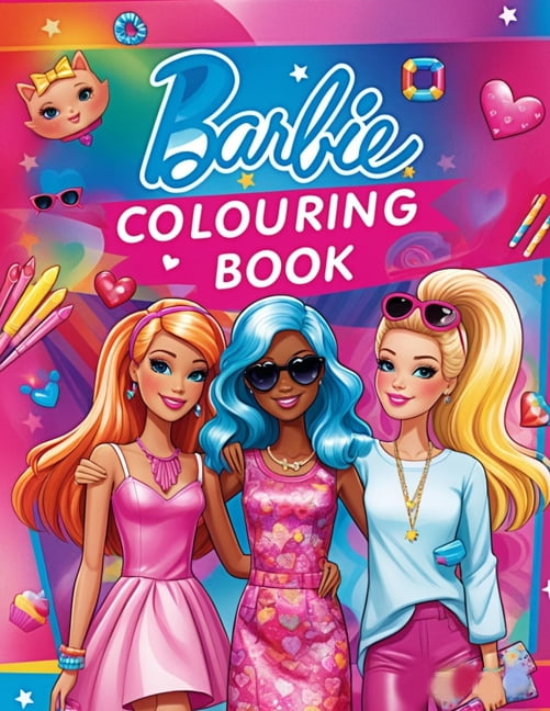 Barbie Coloring Book, (Paperback) - Walmart.com