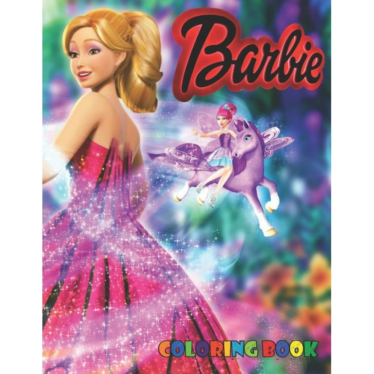 princess barbie coloring book