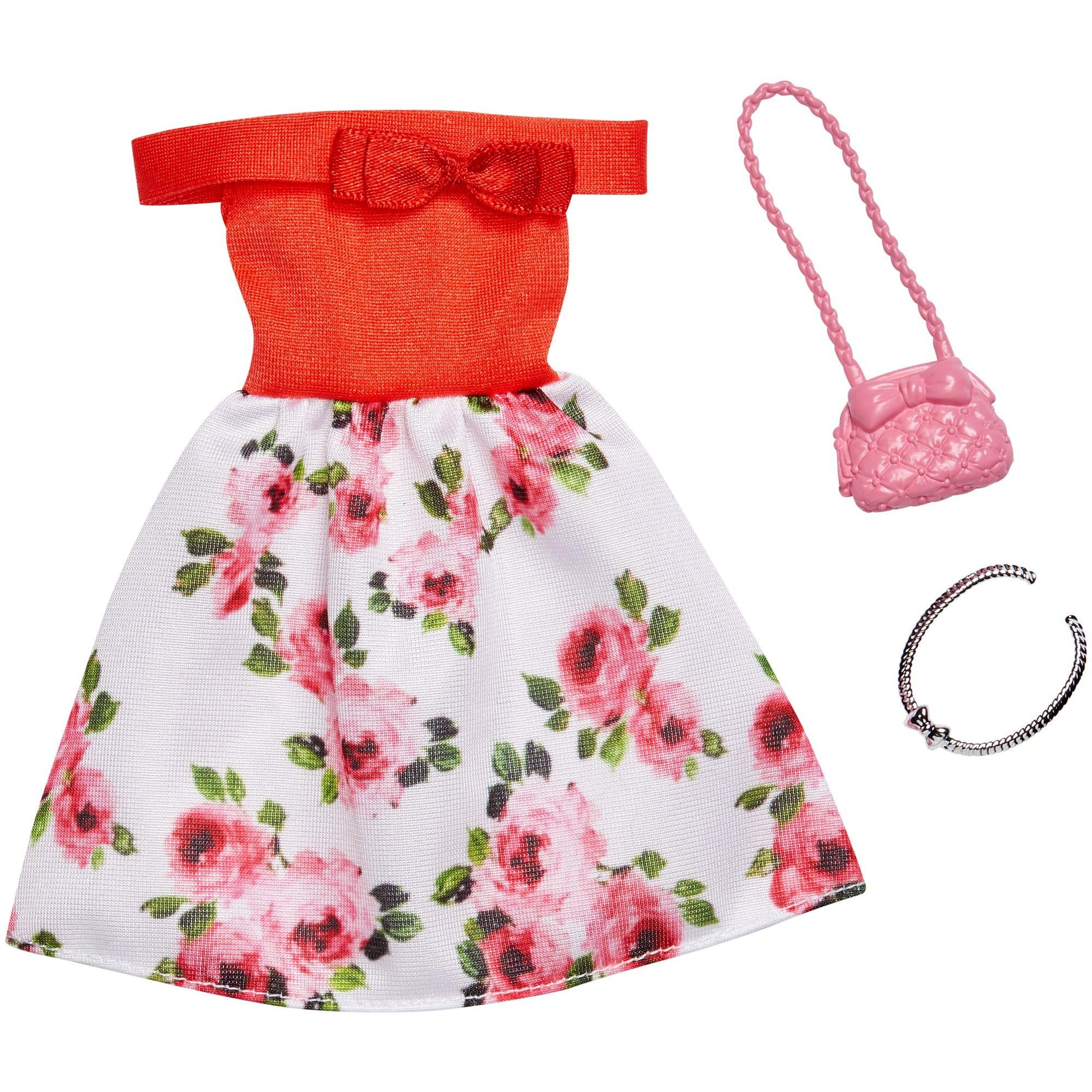 Barbie Complete Looks Floral Party Dress Fashion Pack - Walmart.com