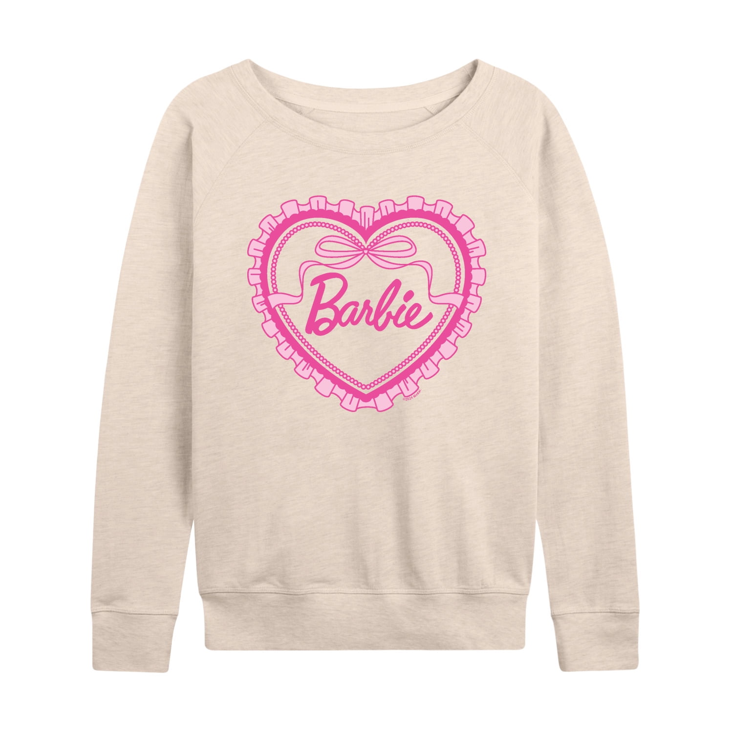 Barbie - Coquette Heart - Women's French Terry Pullover - Walmart.com