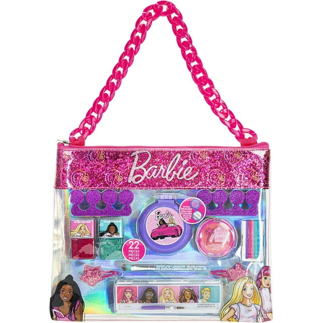 Barbie Cosmetics in Bag with Chain Handle - Walmart.com