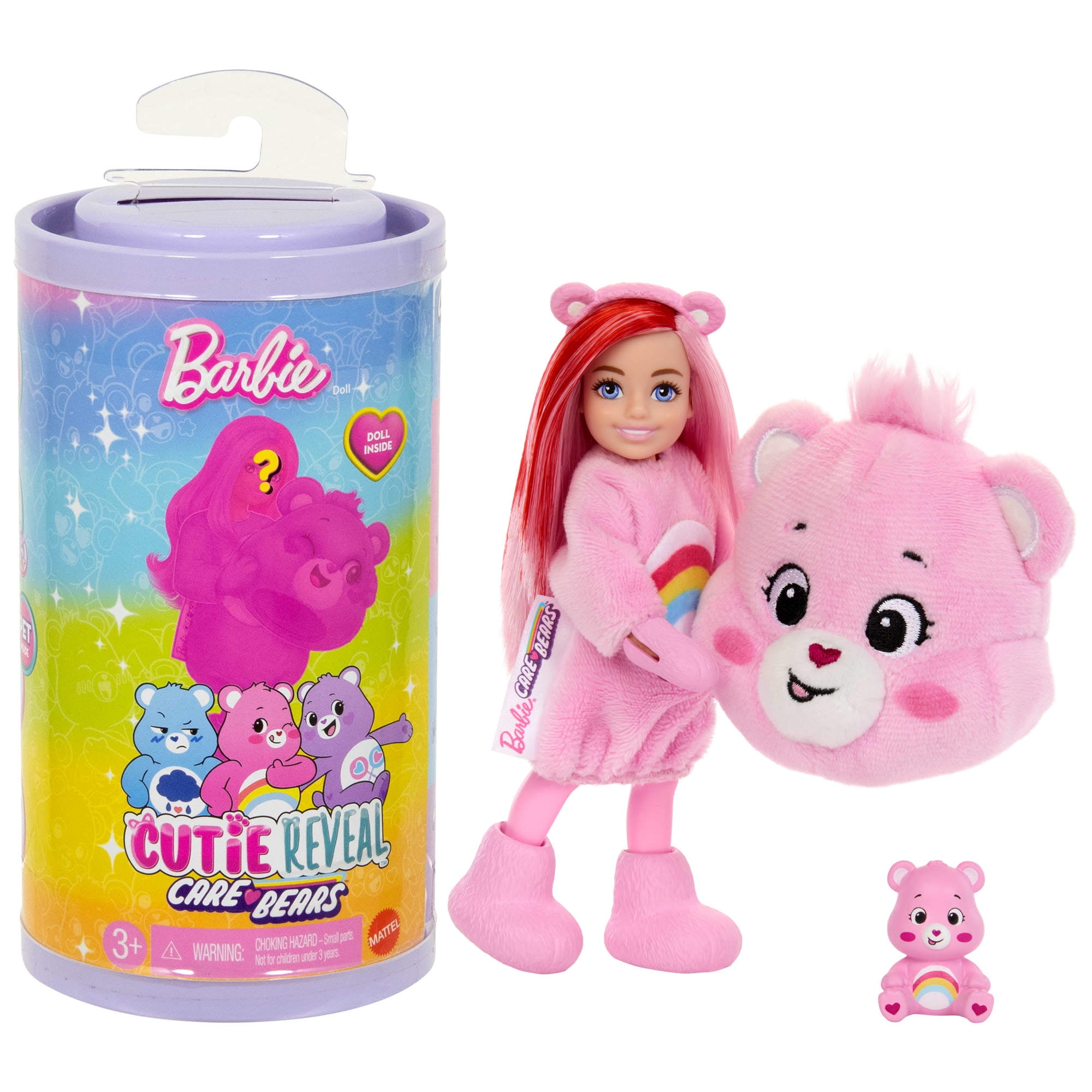 Barbie Cutie Reveal Care Bears Series Chelsea Small Doll & Accessories ...