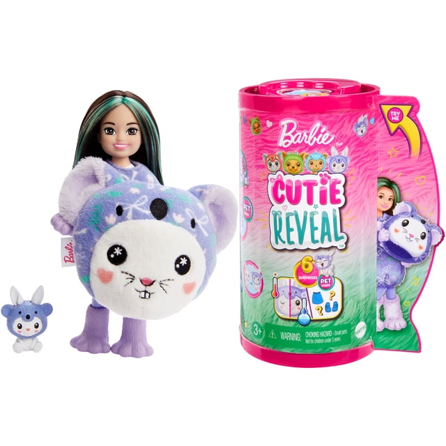 Barbie Cutie Reveal Costume-Themed Series Chelsea Small Doll ...