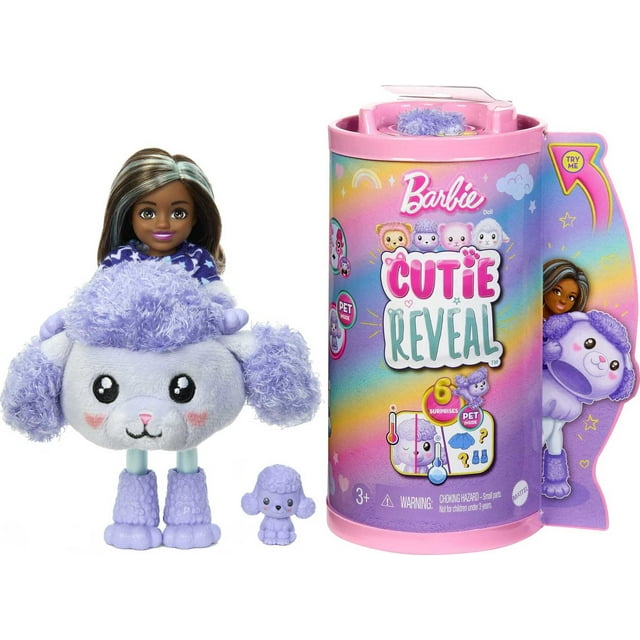 Barbie Cutie Reveal Cozy Cute Tees Series Chelsea Doll & Accessories ...