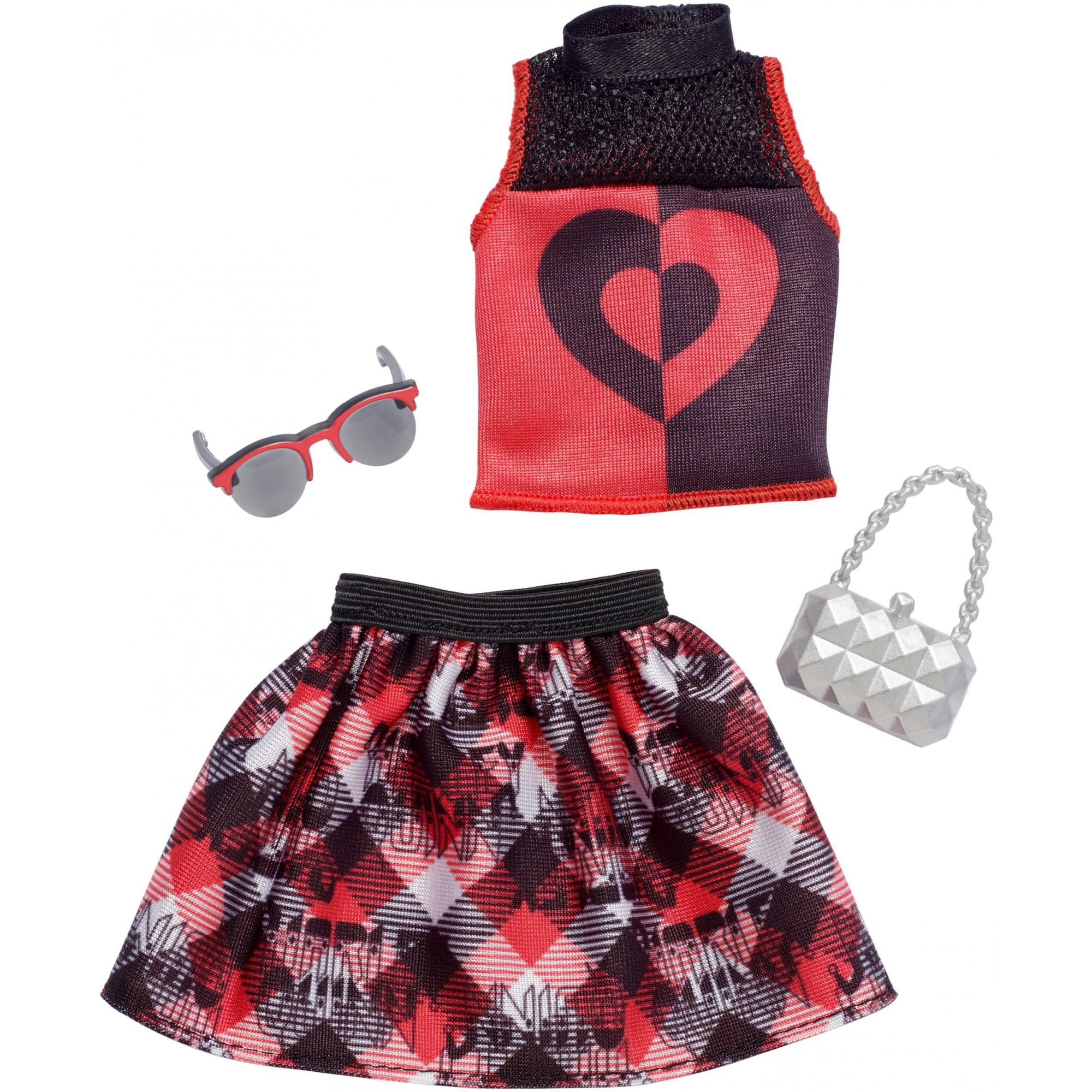 Mattel Barbie DC Comics Fashion Pack, Harley Quinn Doll Outfit ...