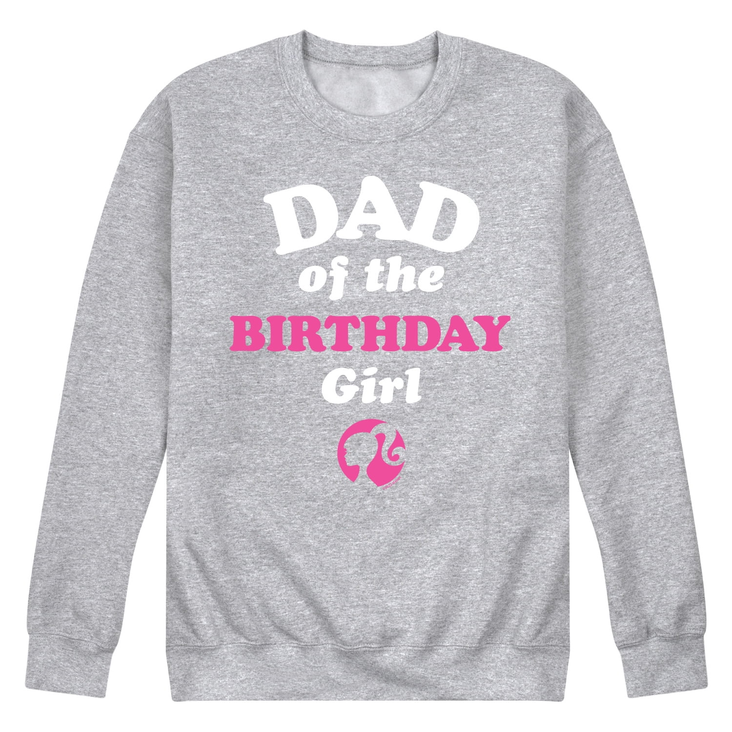 Barbie - Dad of The Birthday Girl - Men's Crew Neck Fleece Pullover ...