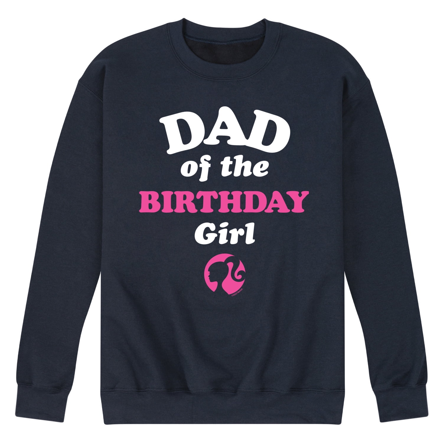 Barbie - Dad of The Birthday Girl - Men's Crew Neck Fleece Pullover ...