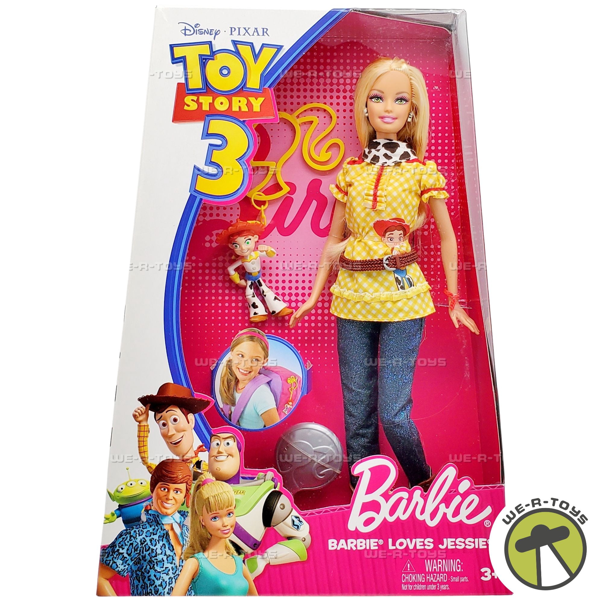 Barbie Disney Pixar Toy Story 3 Barbie Loves Jessie! Doll 2009 Mattel ...