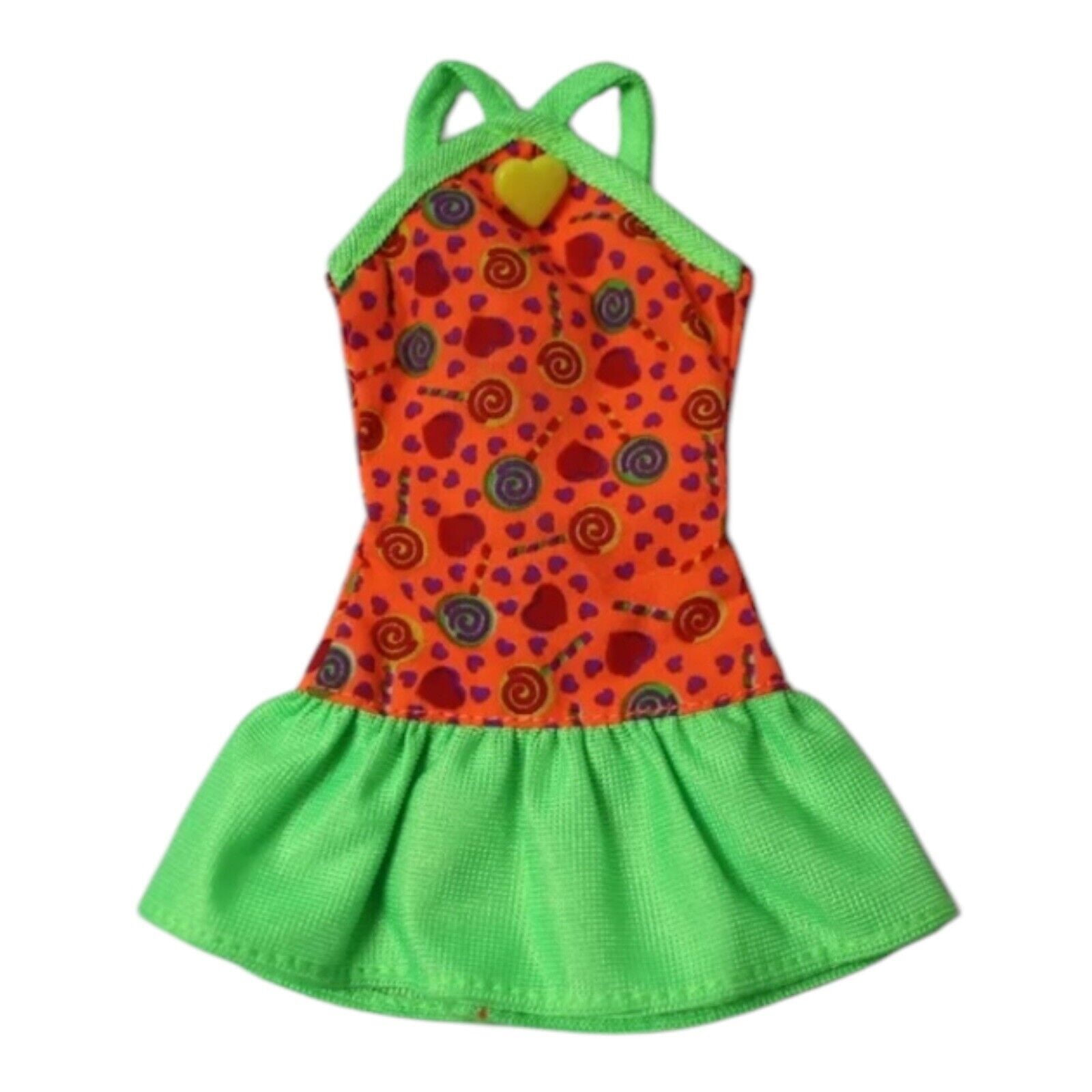 Barbie Doll 1994 ‘Sweet N’ Pretty Fashions’ tutti frutti DRESS Orange ...