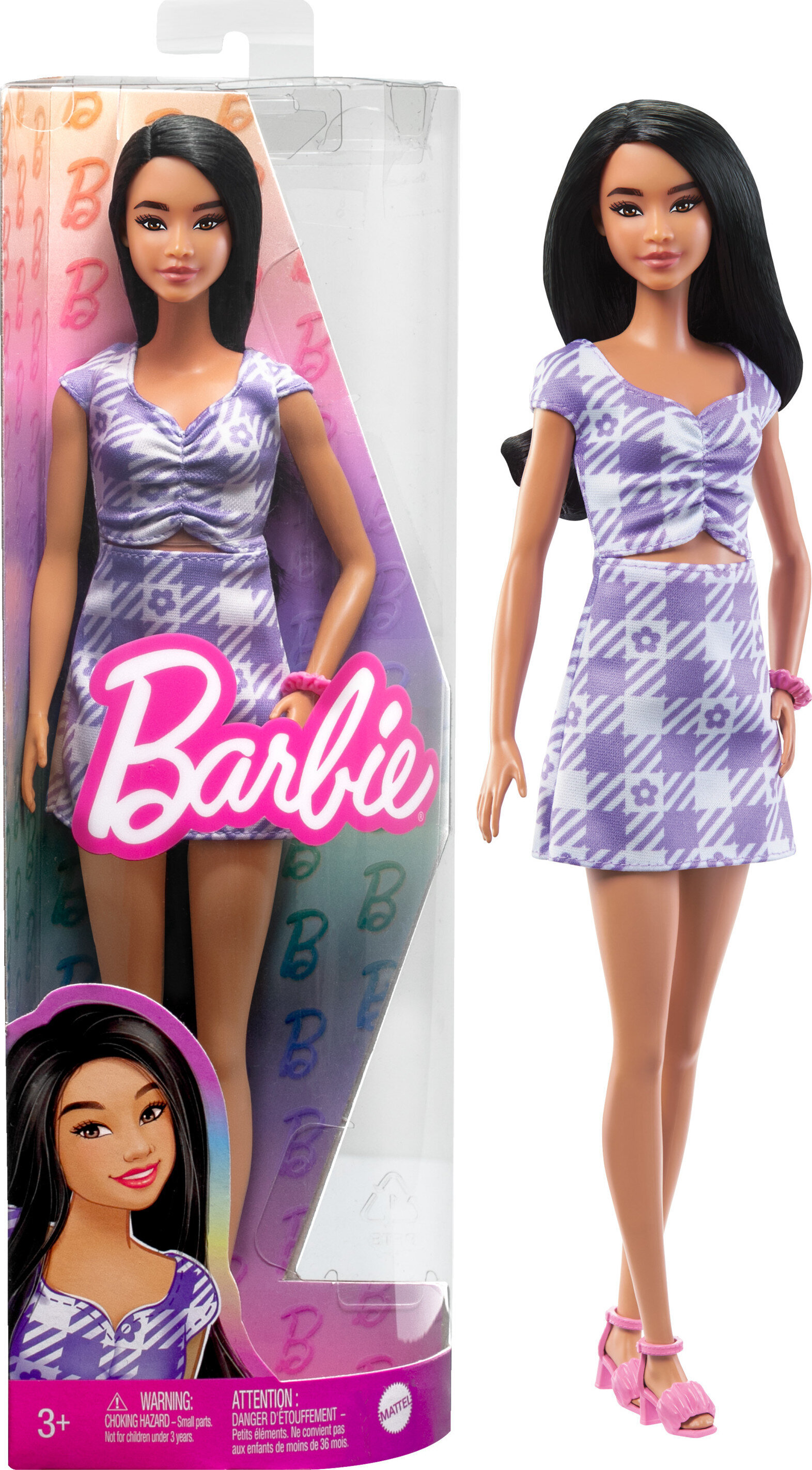 Barbie Fashionistas Collection Doll With Black Hair Tall Body And