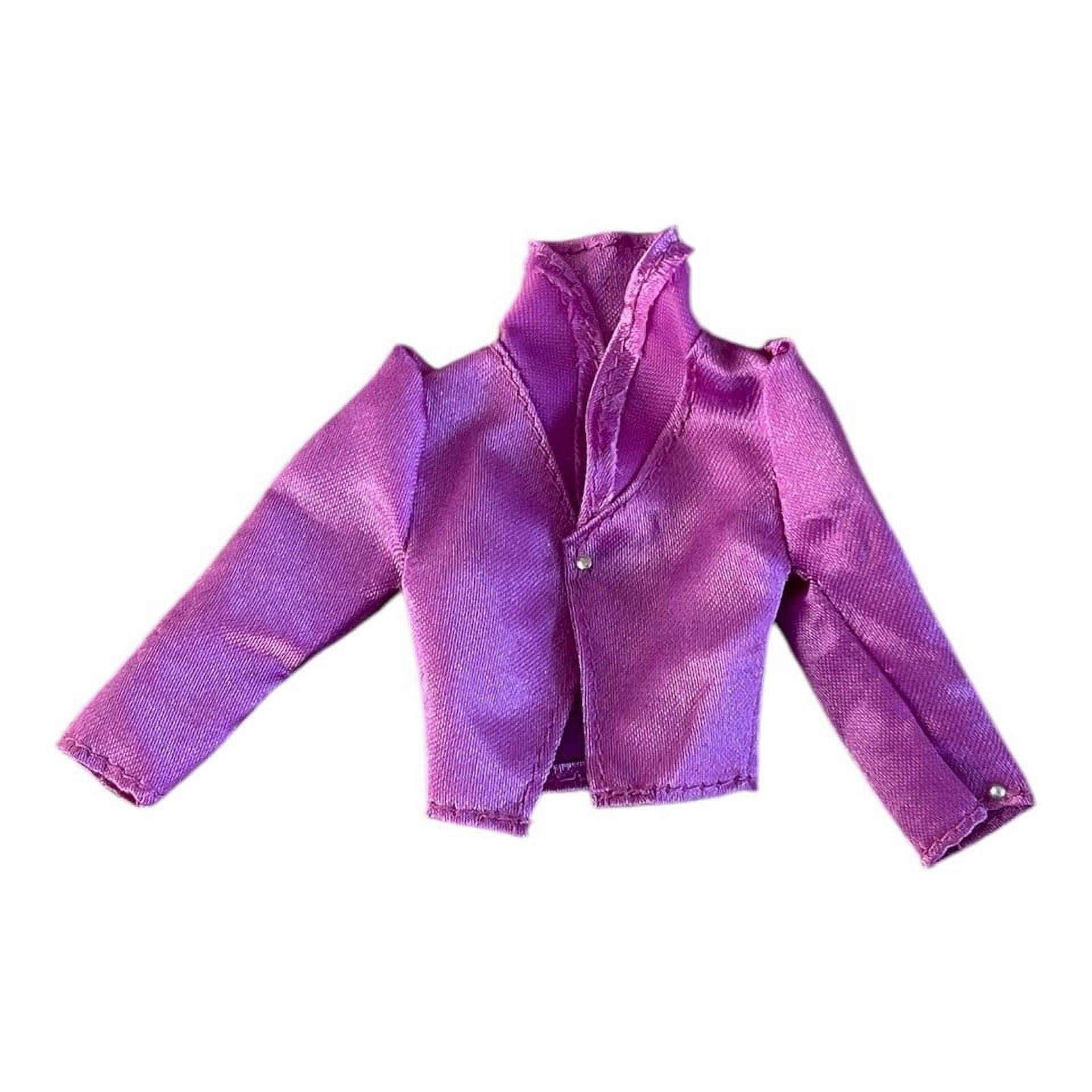 Barbie Doll Bright Pink Satin Jacket Blazer Coat Fashion Clothing ...