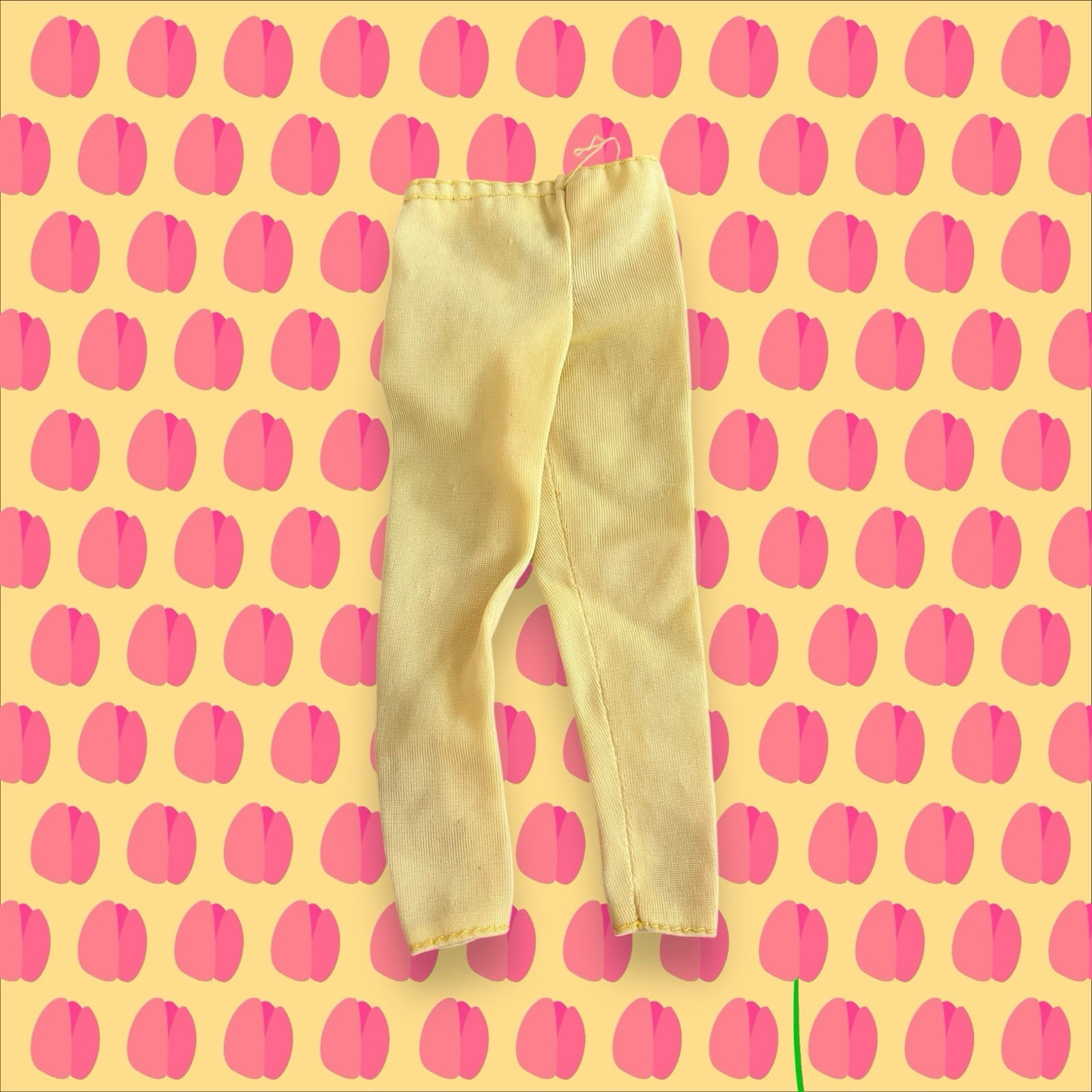 Barbie Doll Size Clone Yellow pants clothes ooak CB4 Trousers Tights ...