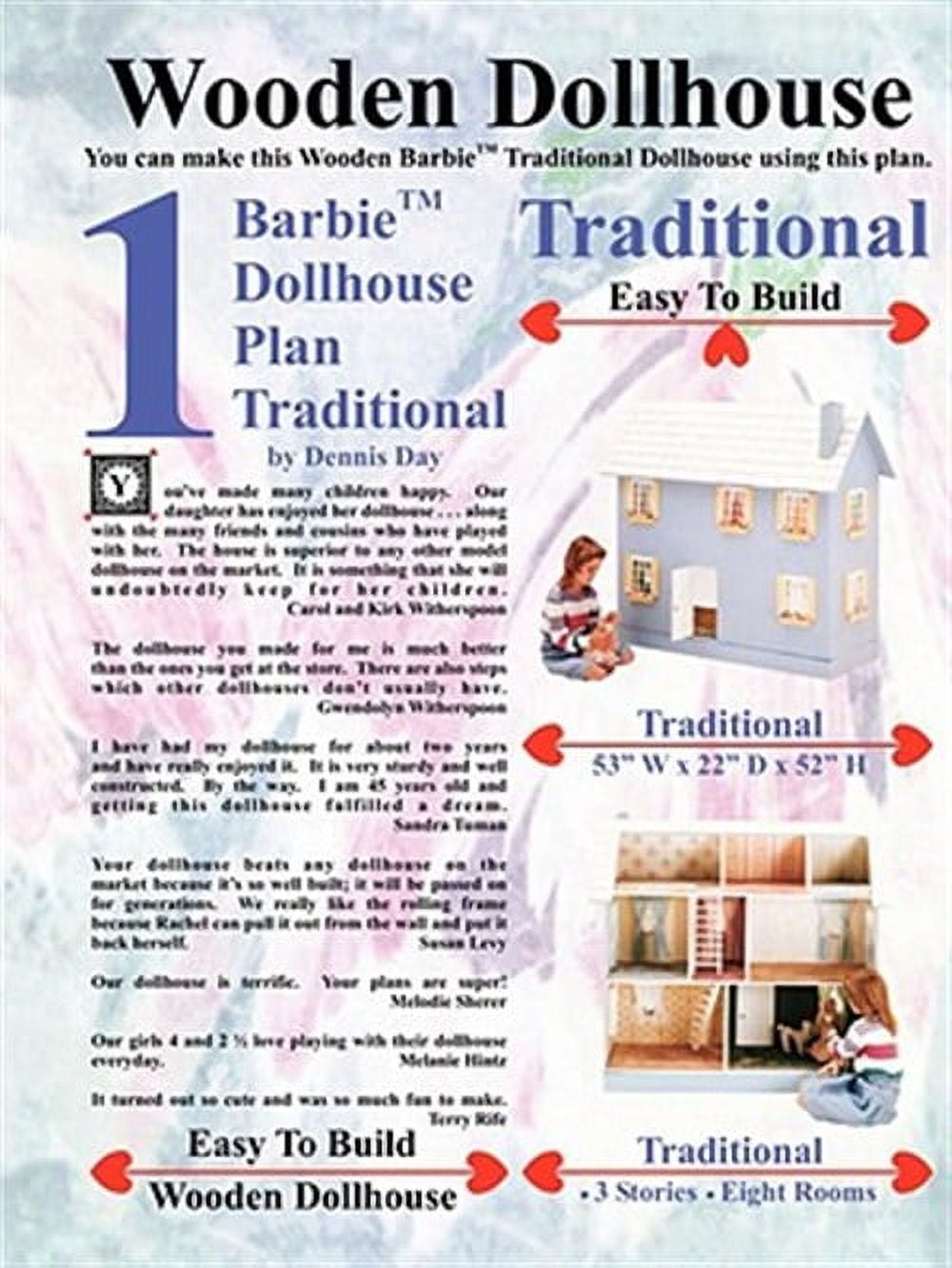 Barbie Dollhouse Plan Traditional - Walmart.com