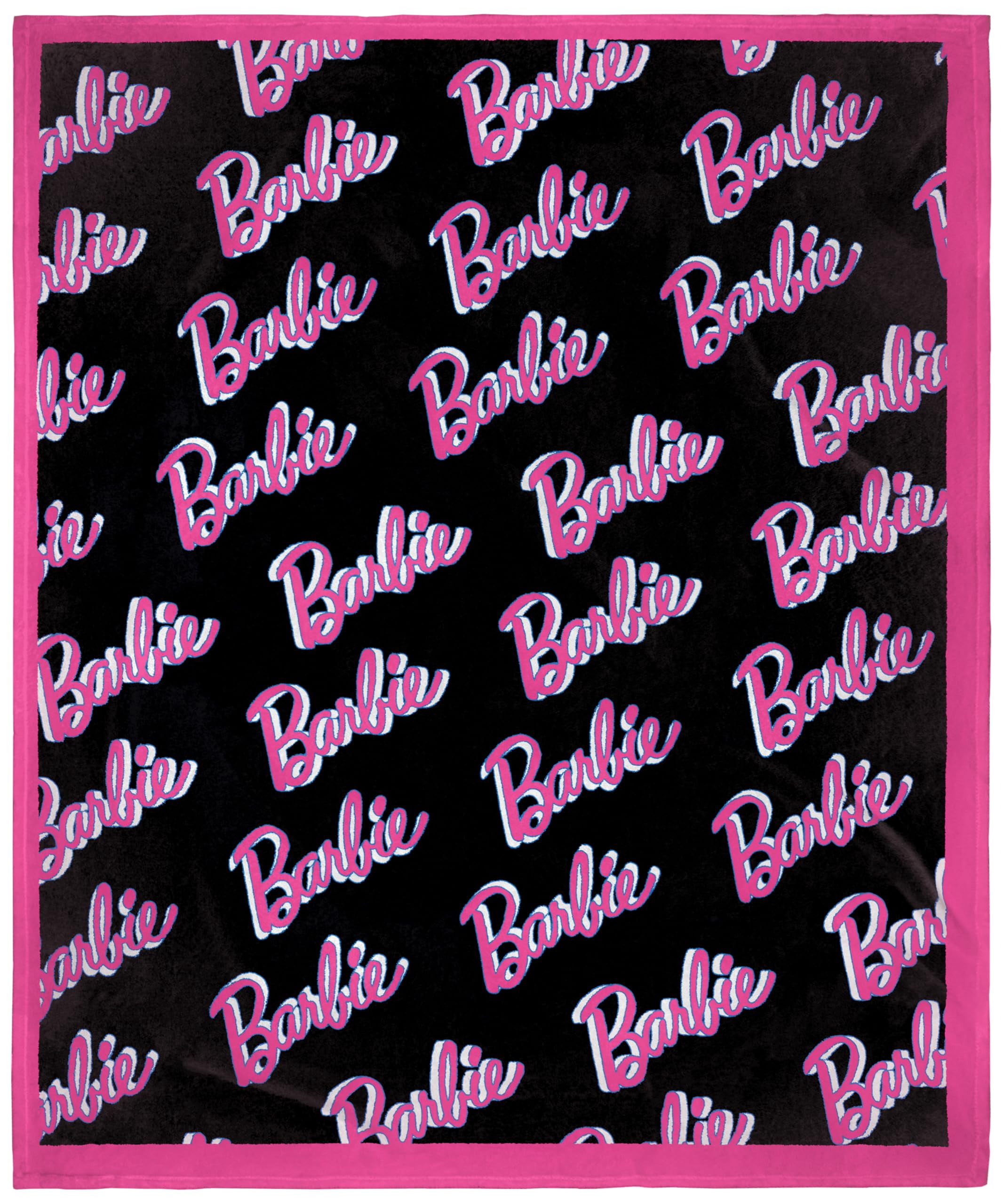 Barbie Officially Licensed Super Soft Plush Fleece Throw Blanket for ...