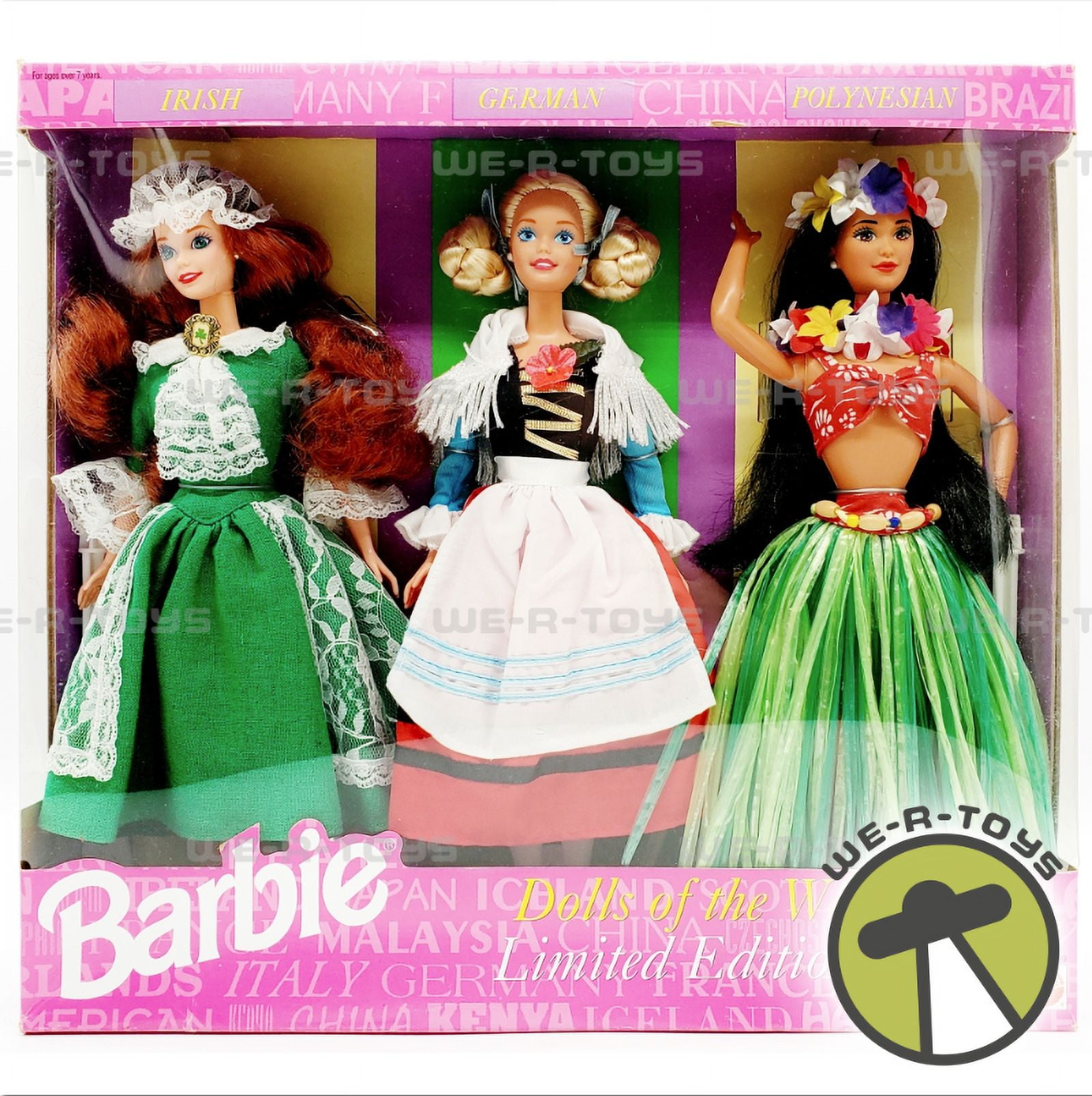 Barbie Dolls of the World Limited Edition Gift Set Irish German ...