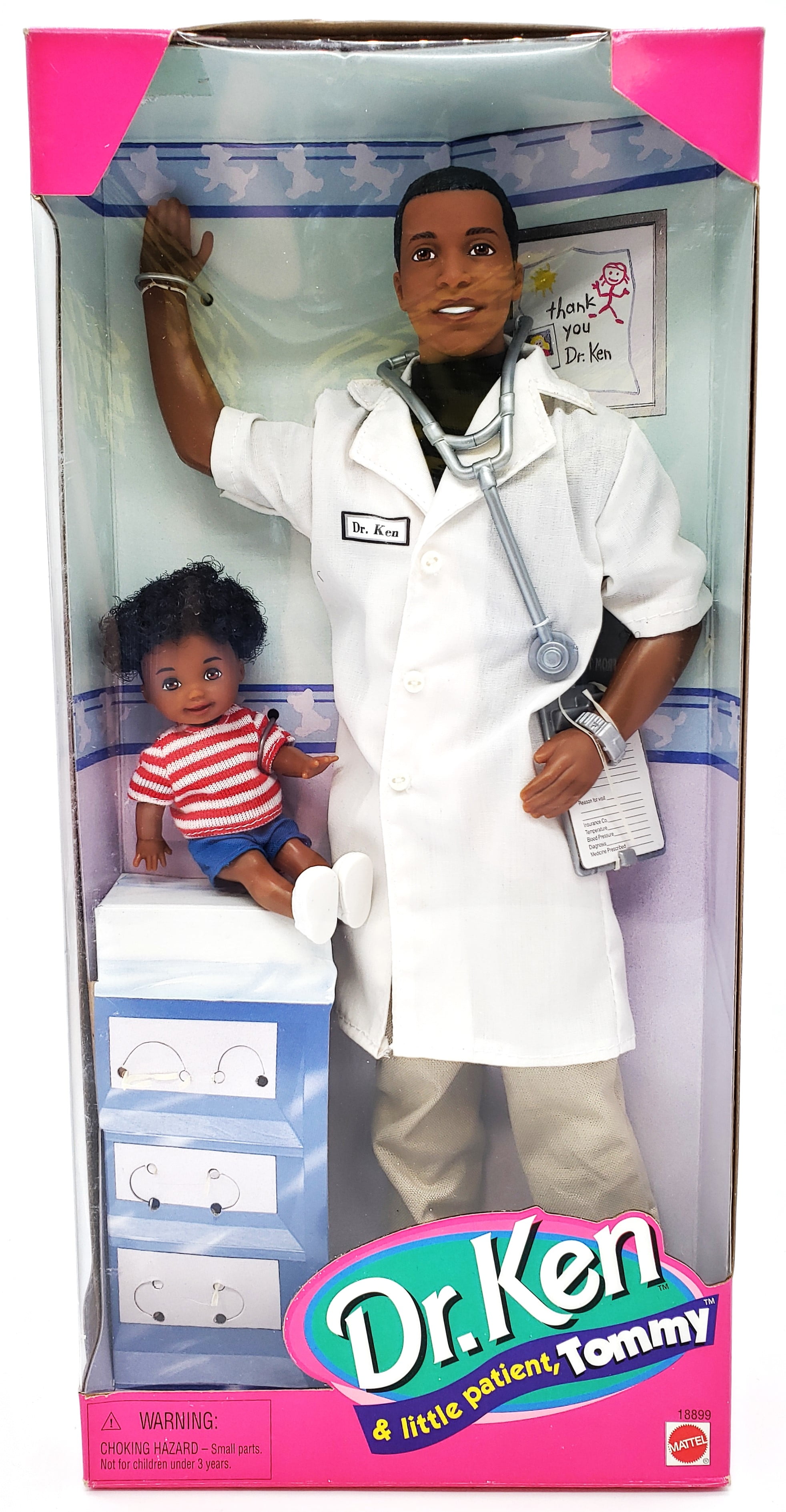 Barbie Dr. Ken & Little Patient Tommy Doll Gift Set 1997 - Walmart.com
