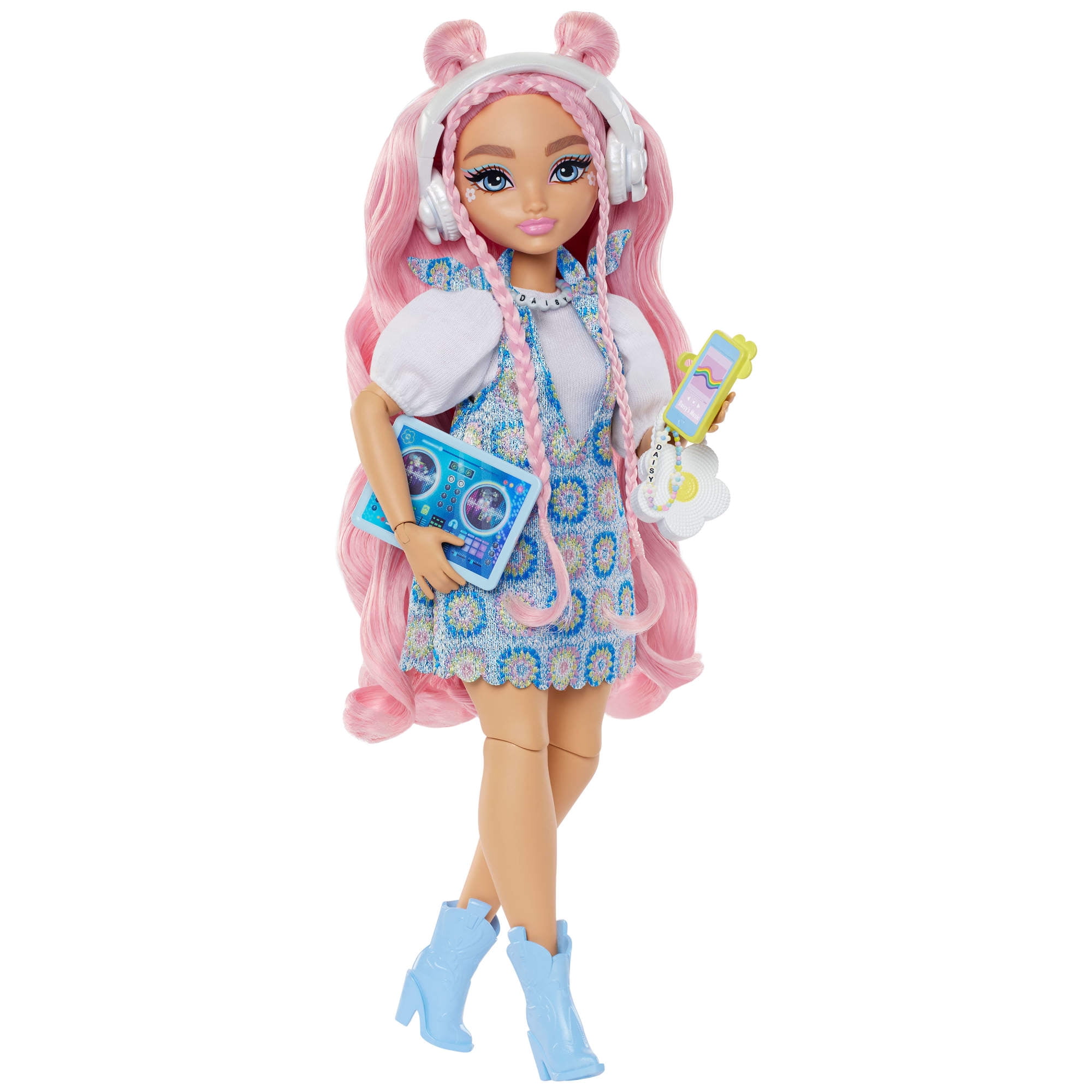 Barbie Dream Besties Daisy Jean Fashion Doll with 9 DJ & Music Themed ...