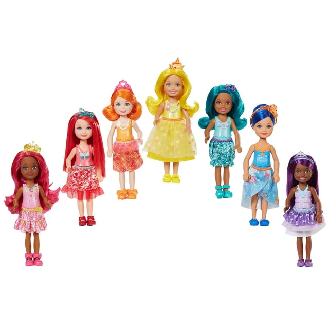 Barbie Dreamtopia Rainbow Cove 7 Chelsea Dolls Set - Walmart.com