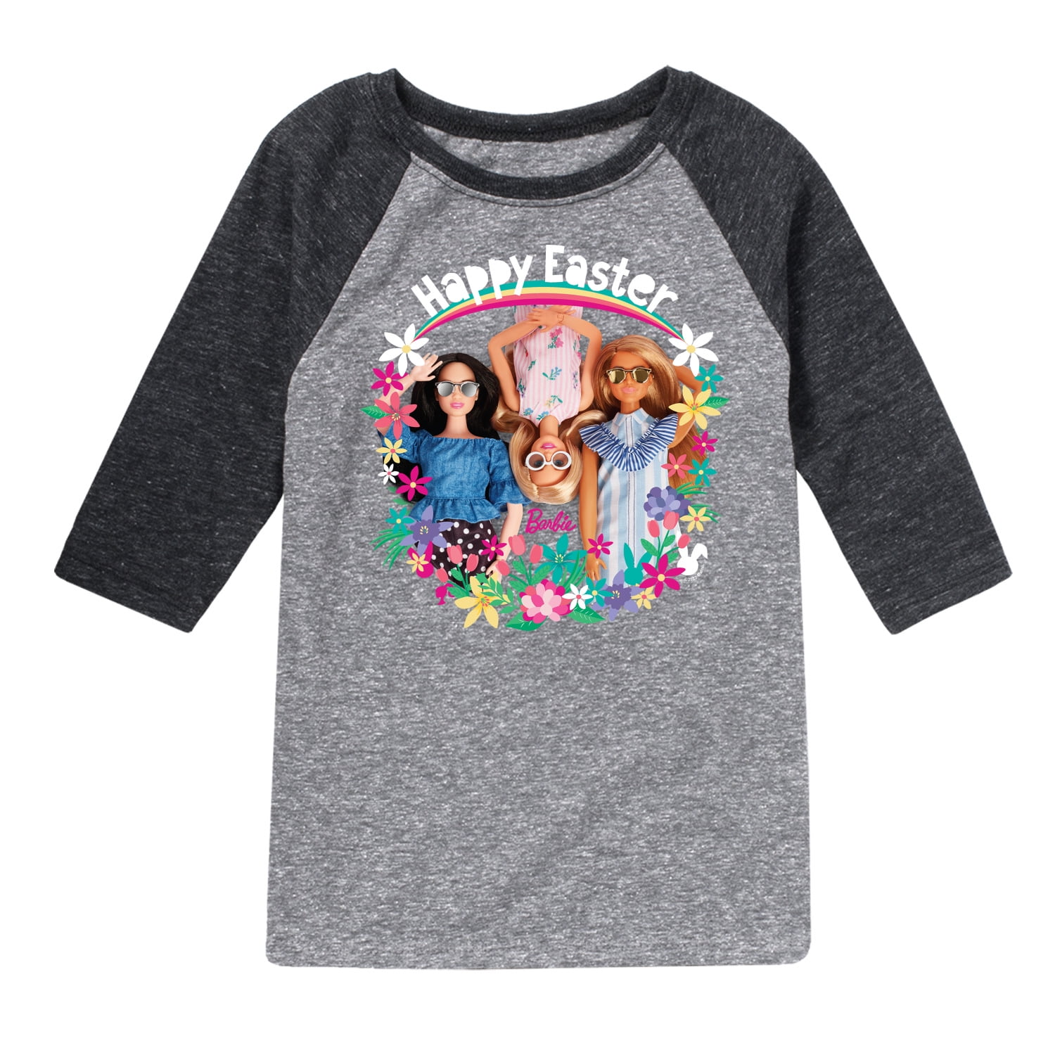 Barbie - Easter - Happy Easter from Barbie - Toddler And Youth Raglan ...