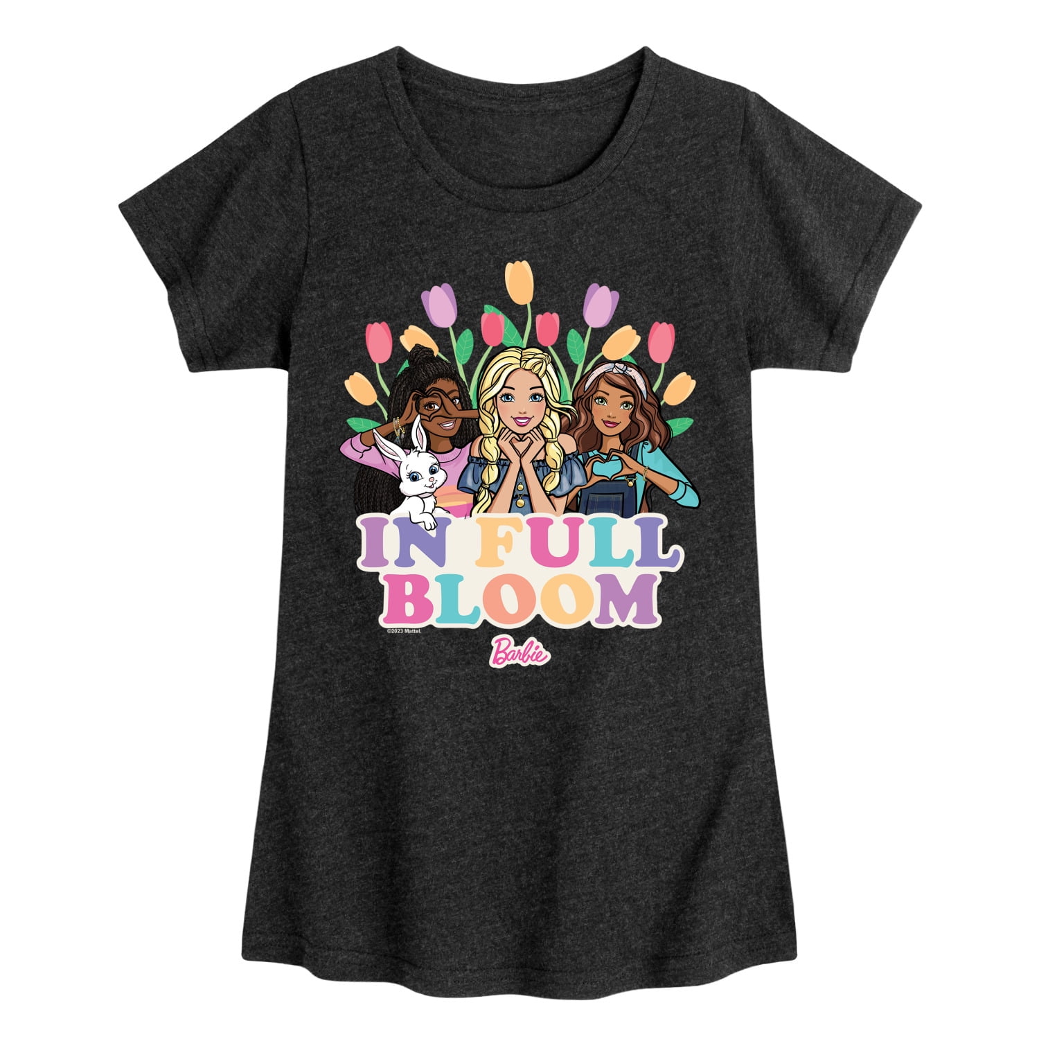 Barbie - Easter - In Full Bloom - Toddler And Youth Girls Short Sleeve ...