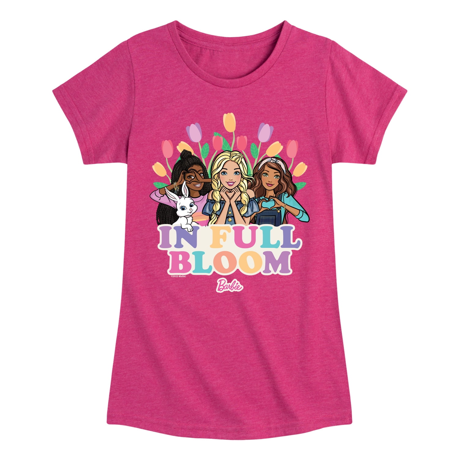 Barbie - Easter - In Full Bloom - Toddler And Youth Girls Short Sleeve ...