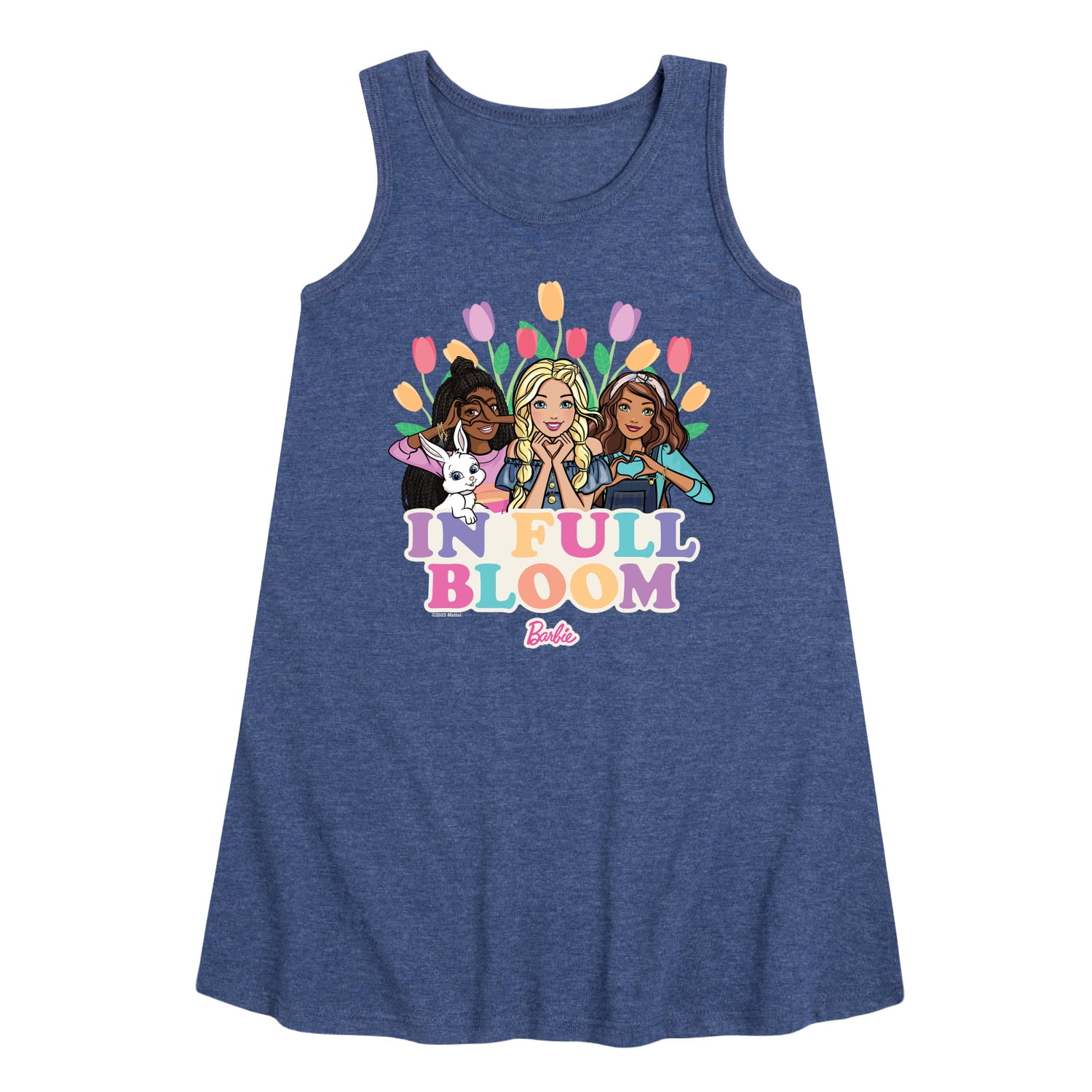 Barbie - Easter - In Full Bloom - Toddler and Youth Girls A-line Dress ...