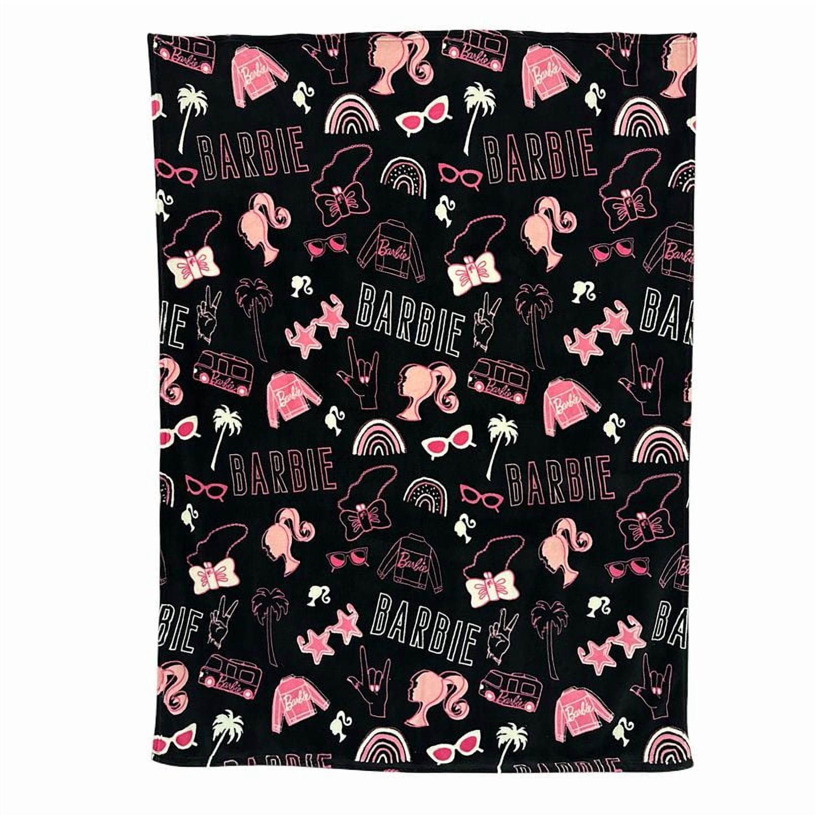 Barbie Fashion Icons Throw Blanket - Walmart.com