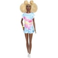 Barbie Fashionistas Doll #180, Tall with Blonde Afro in Tie-dye Romper ...