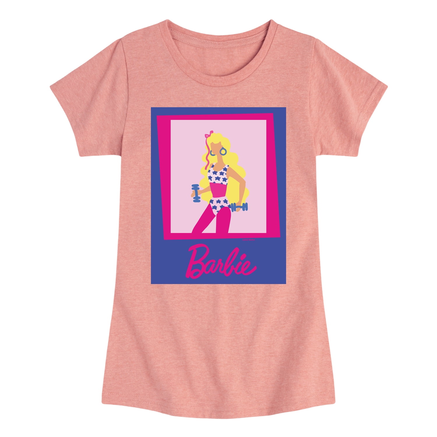 Barbie - Fitness Barbie - Work Out - Toddler And Youth Girls Raglan ...