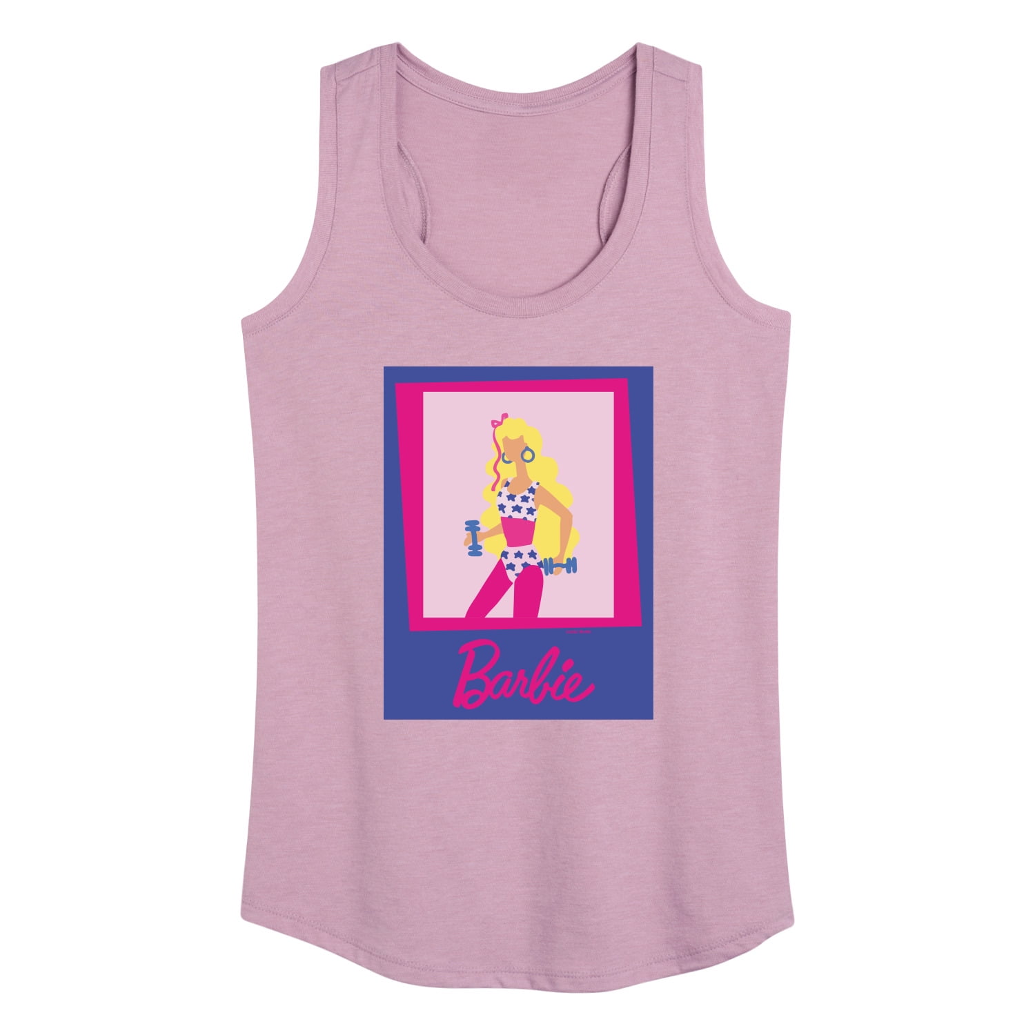 Barbie - Fitness Barbie - Working Out - Women's Racerback Tank Top ...