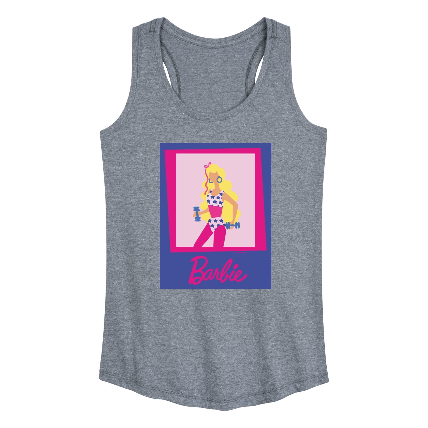 Barbie - Fitness Barbie - Working Out - Women's Racerback Tank Top ...